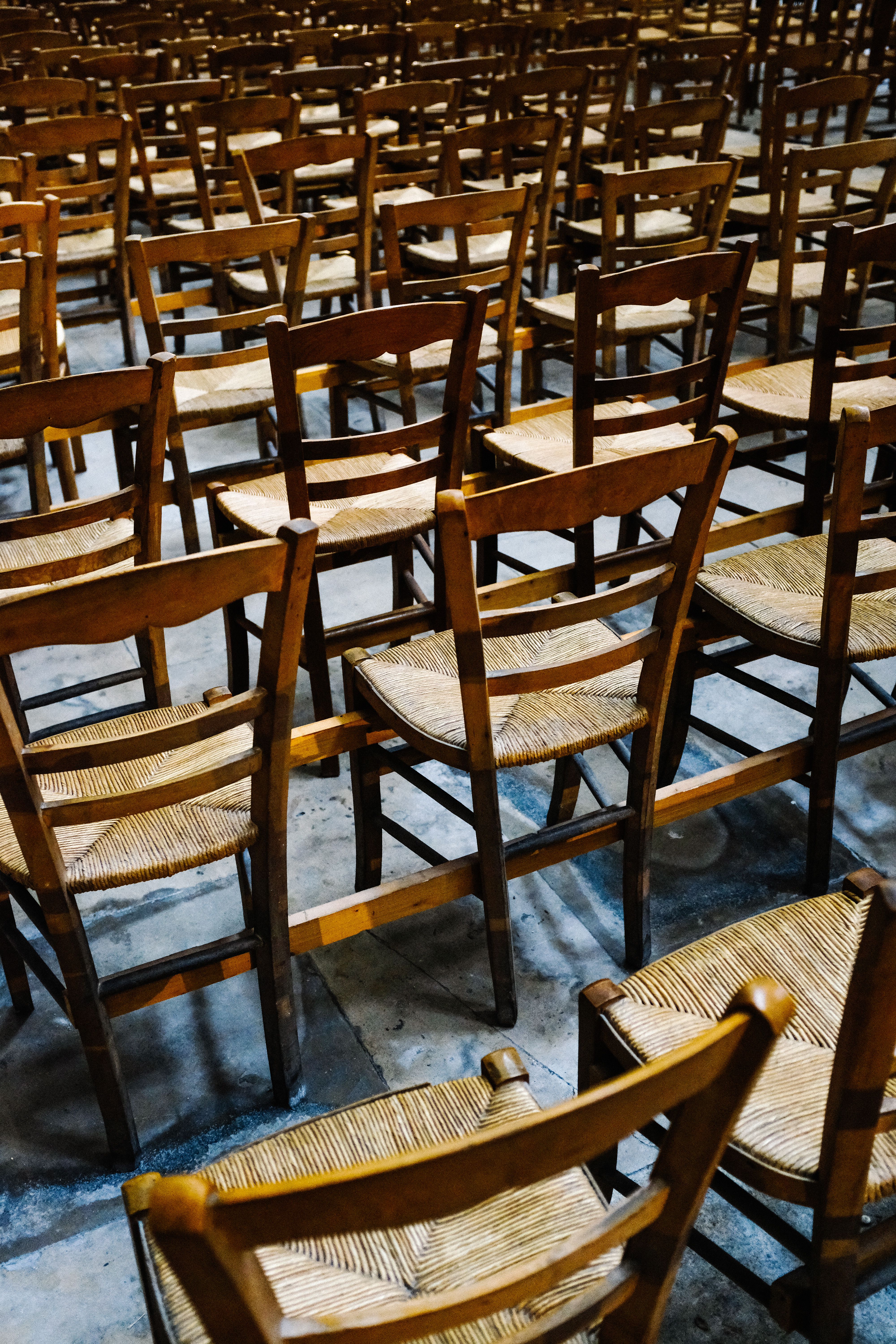 Empty Wooden Chairs · Free Stock Photo