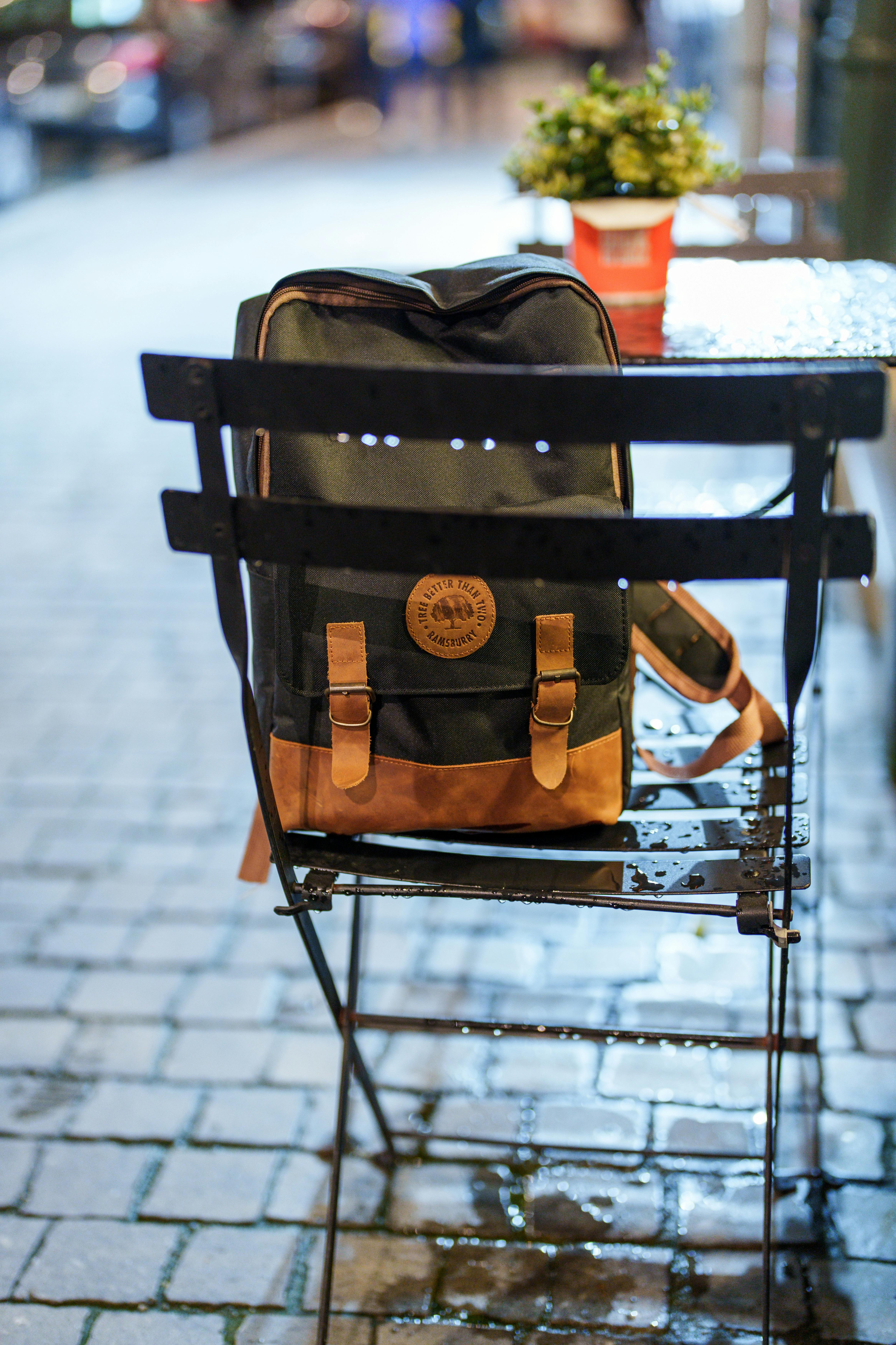 Photo of Backpack on a Chair · Free Stock Photo