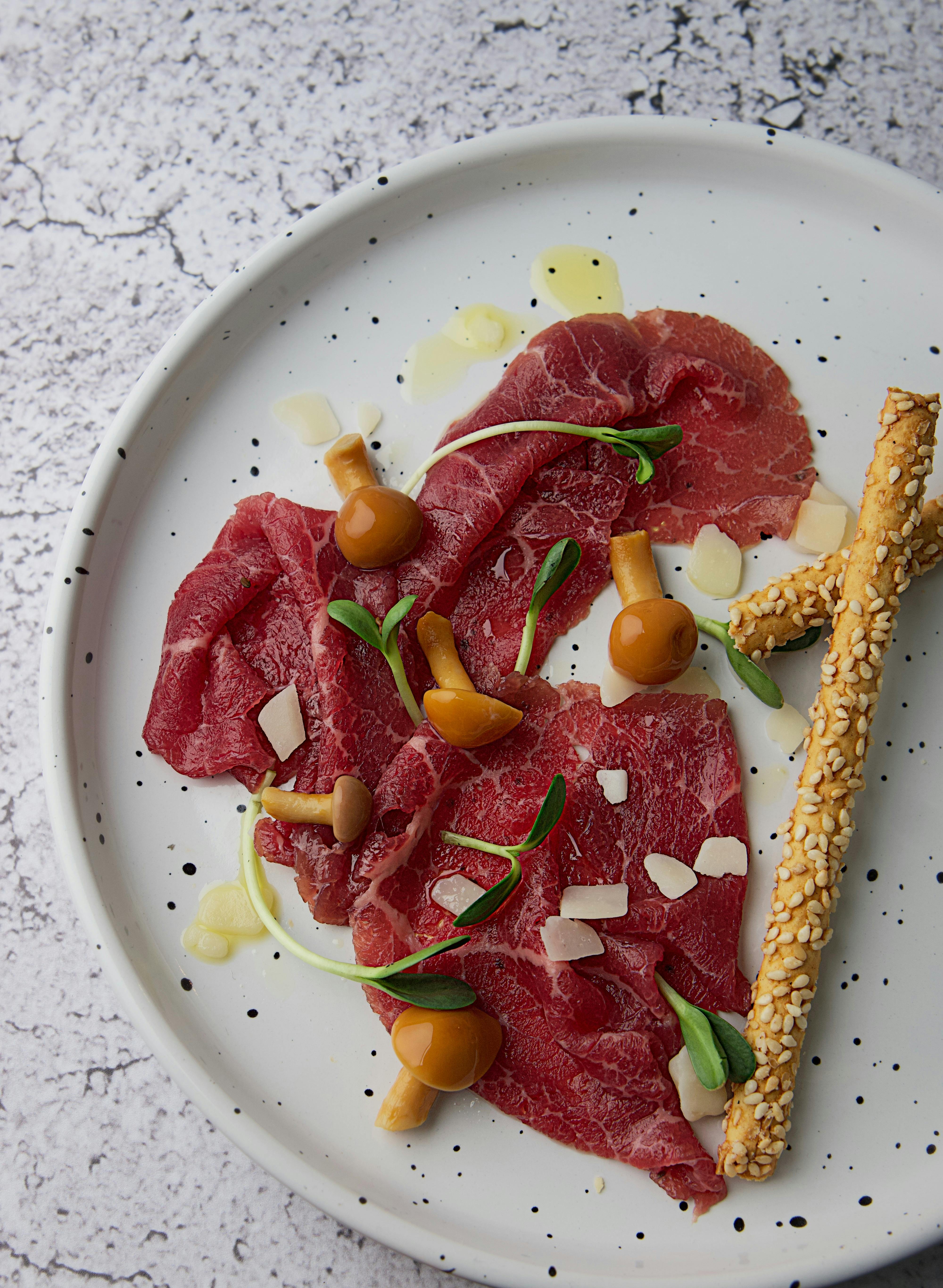 Slice of Meat and Mushrooms · Free Stock Photo