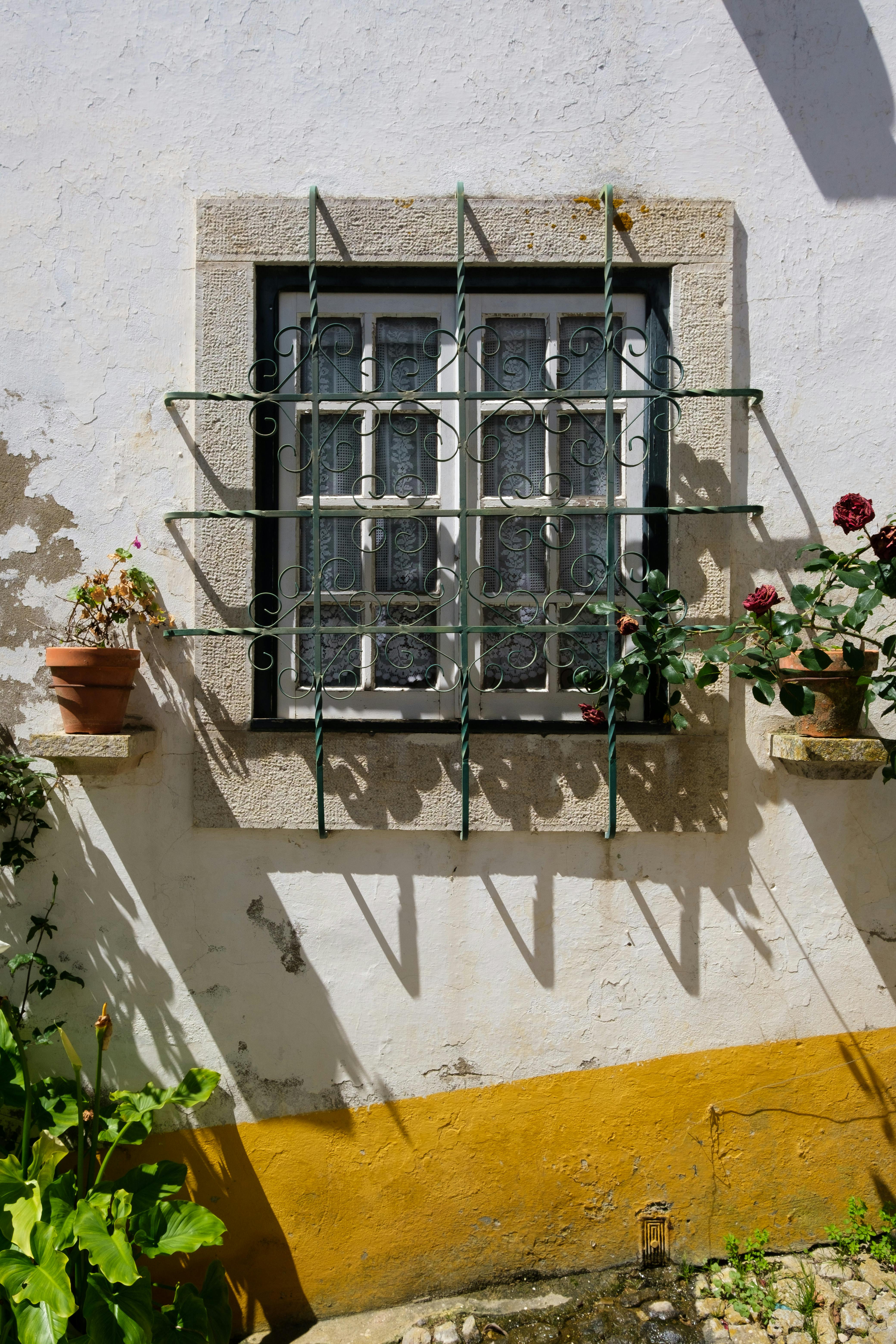 Barred White Window · Free Stock Photo
