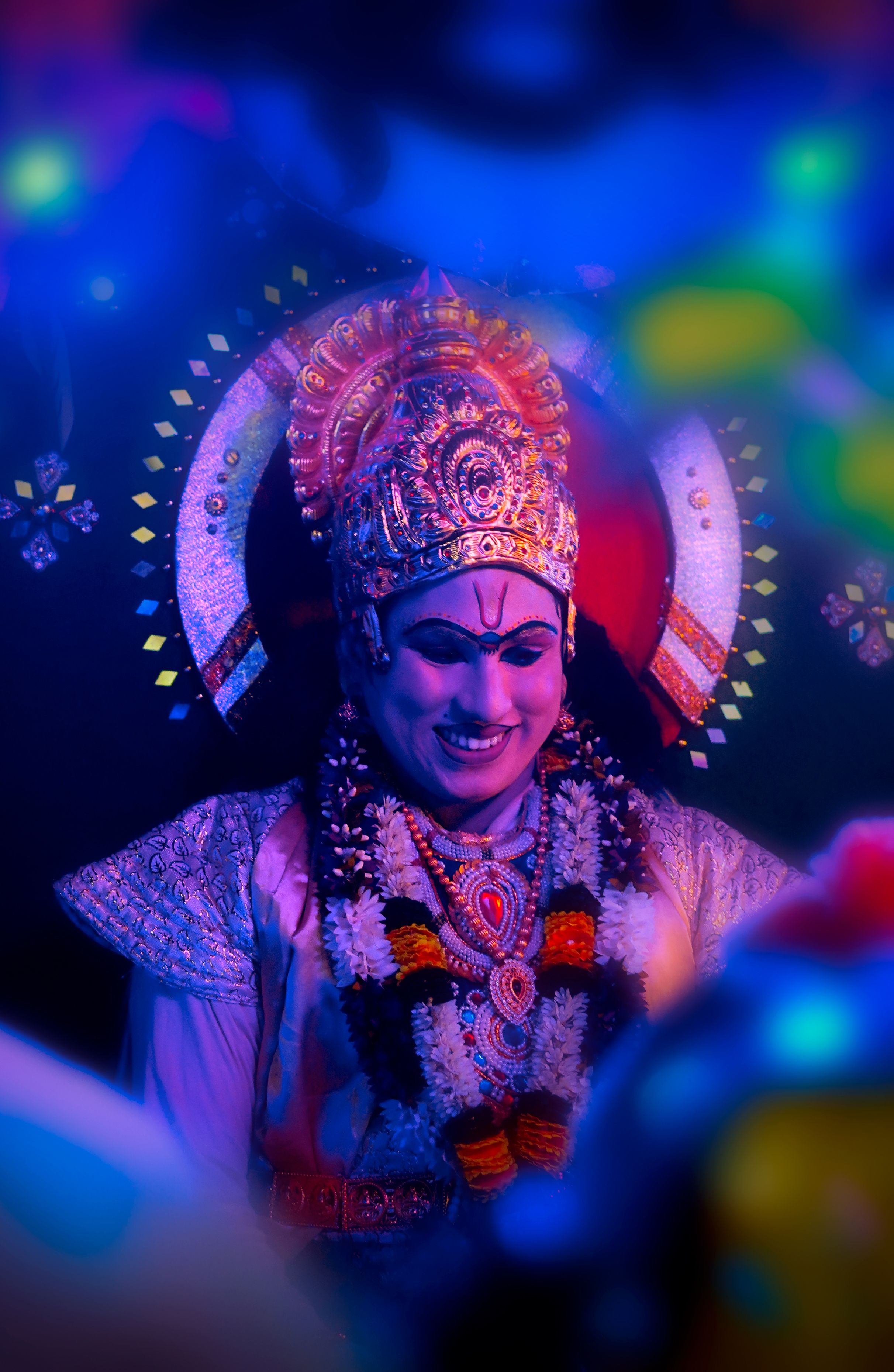 Man in Costume of Hindu God · Free Stock Photo