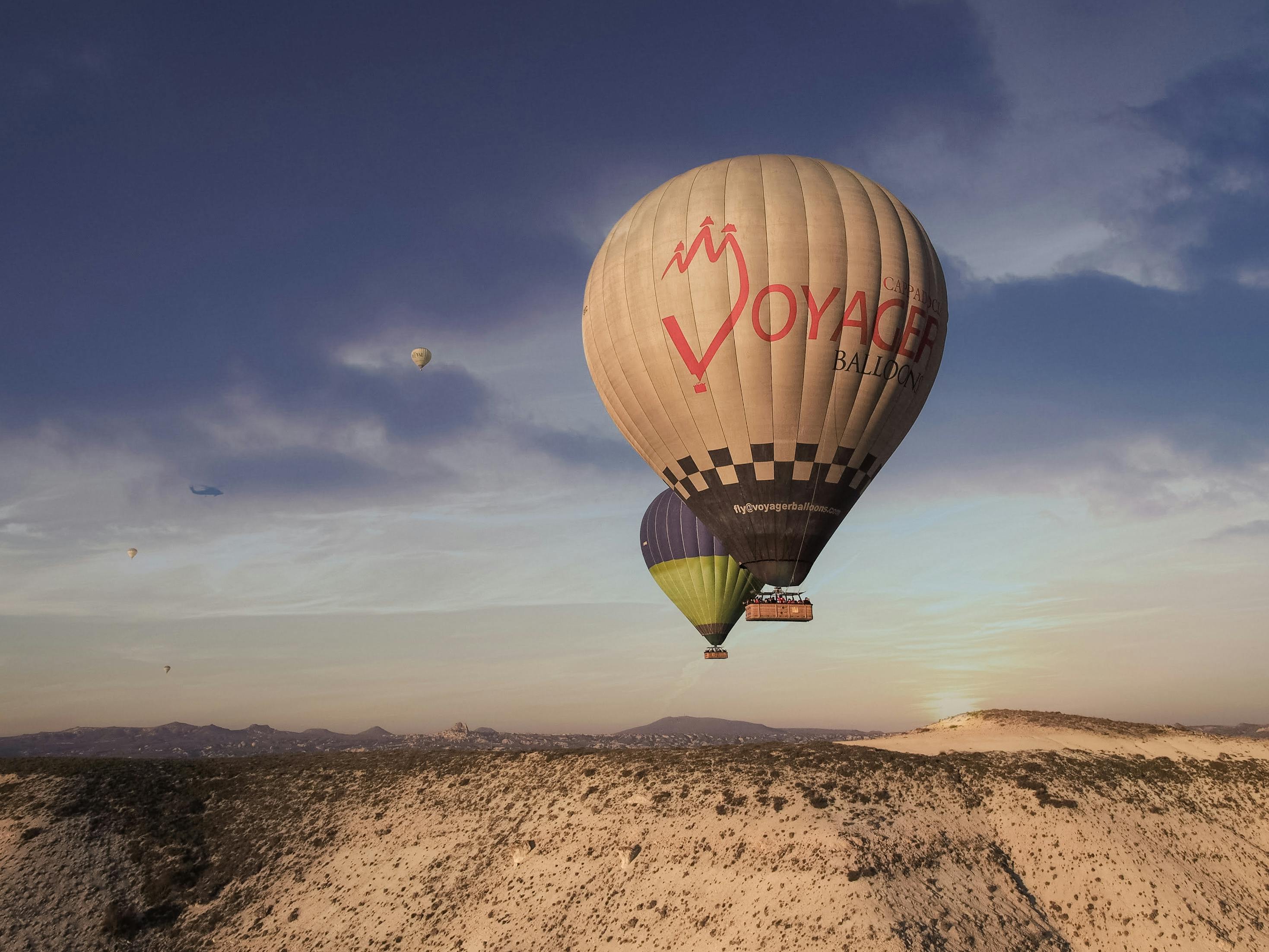 Balloons Flying in Sky · Free Stock Photo