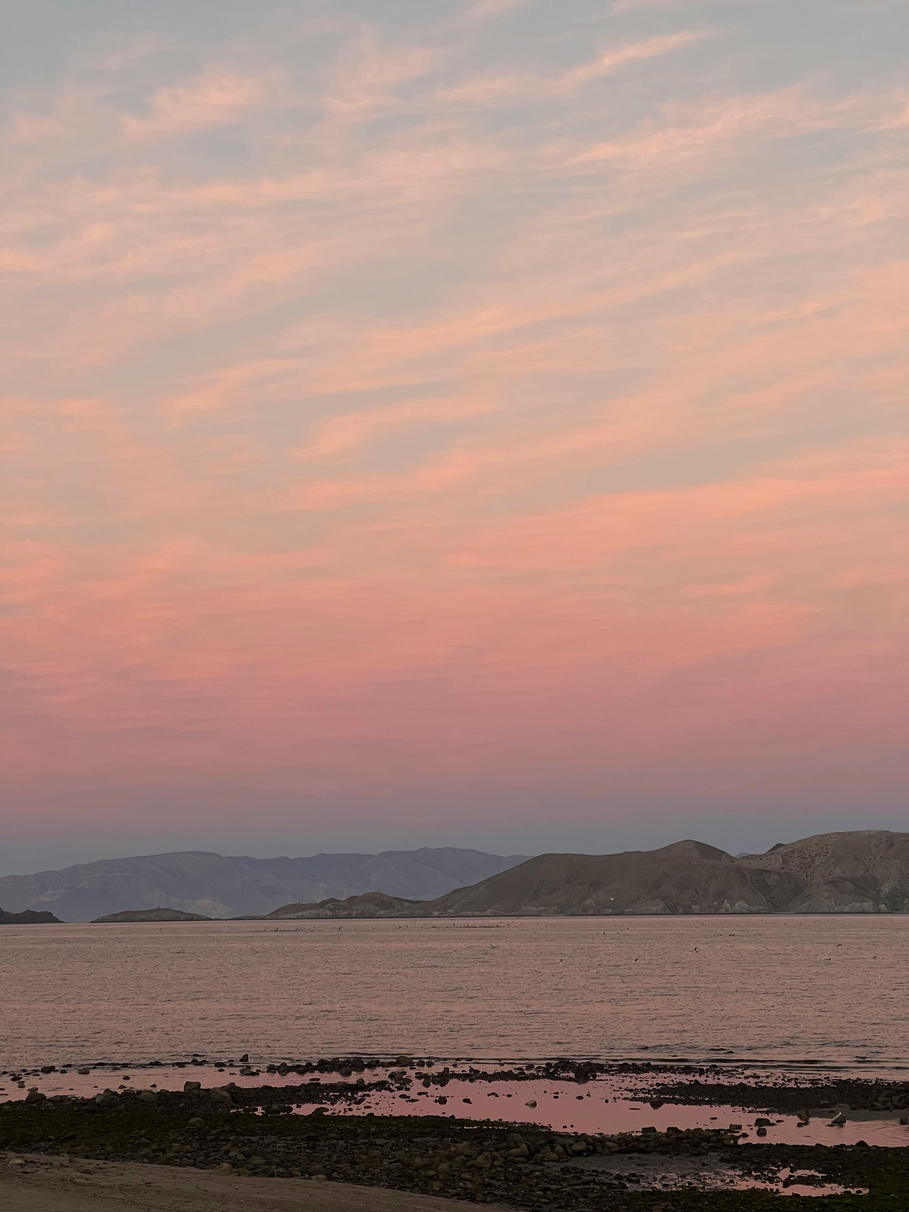 Pink Sky Reflecting in Water · Free Stock Photo