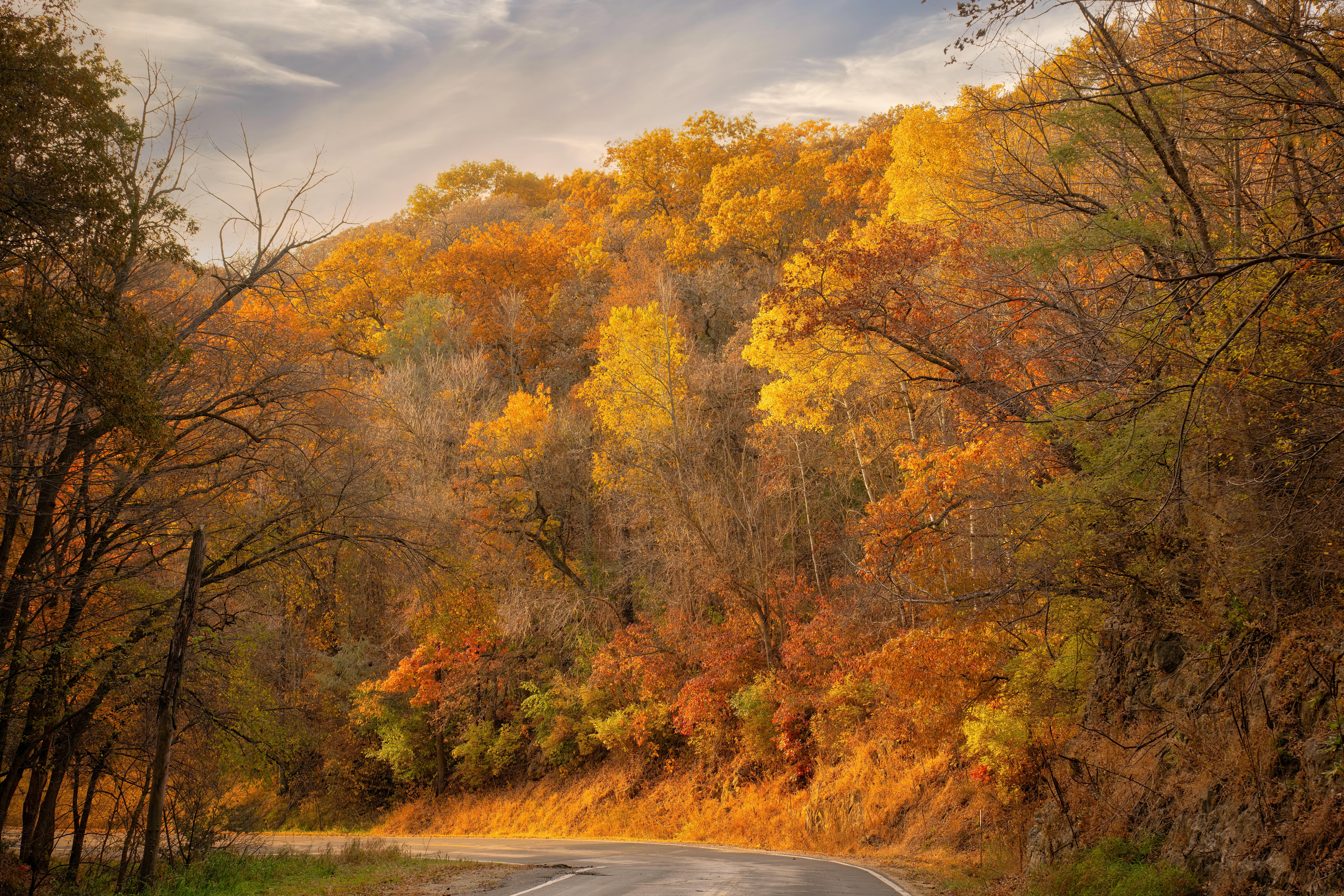Landscape of Road Against Mountains · Free Stock Photo