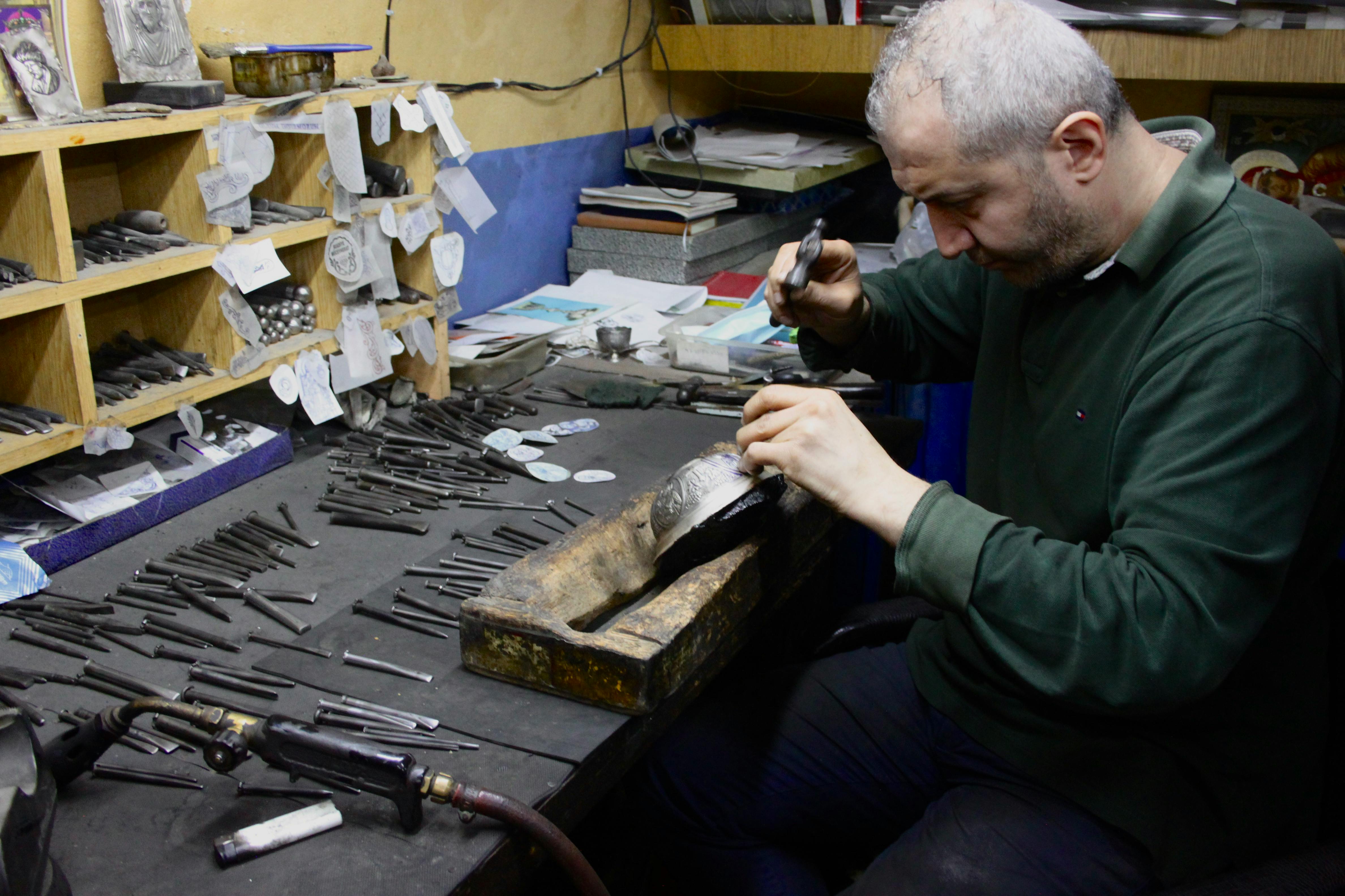 Photo of a Craftsman at Work · Free Stock Photo