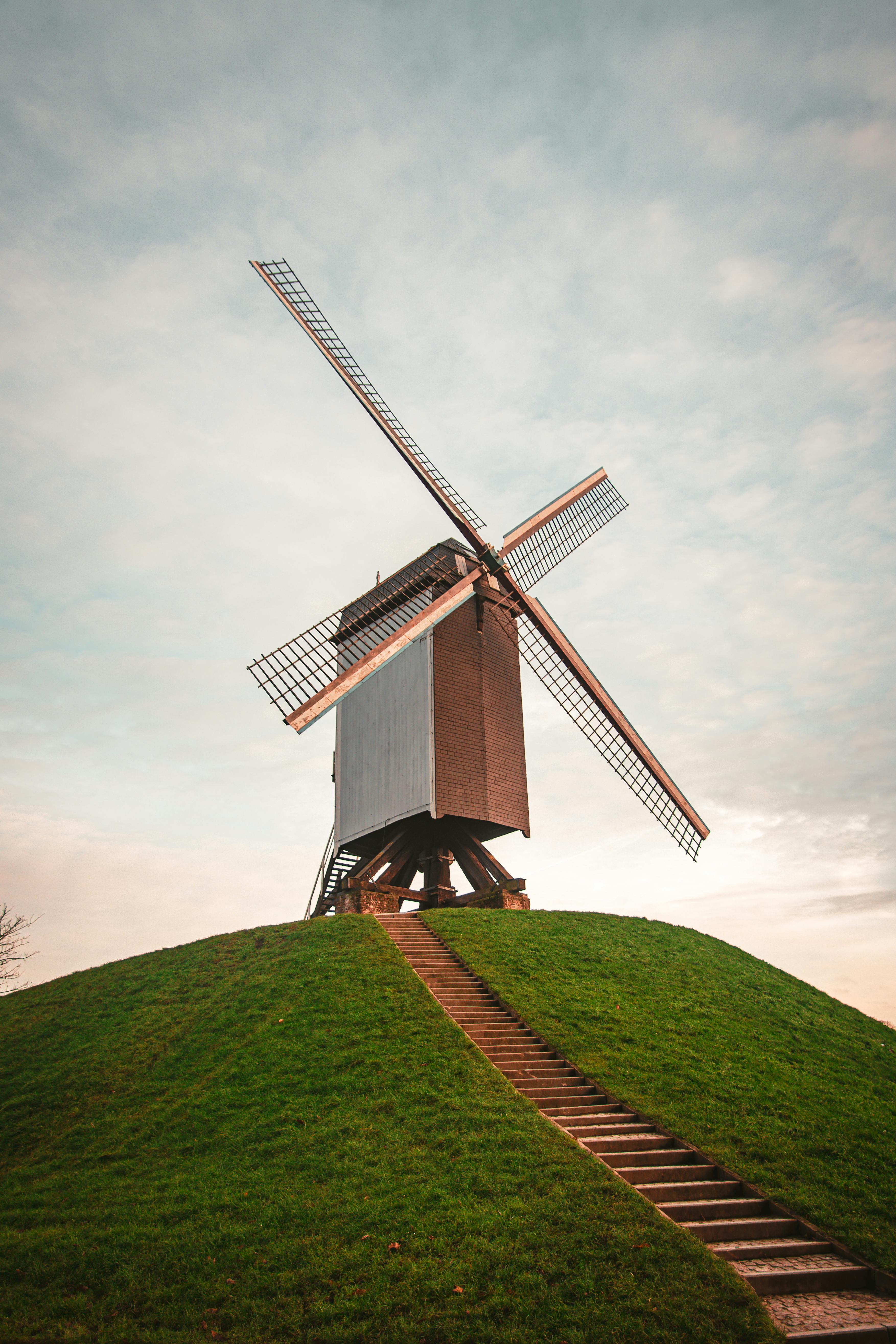 Windmill on a Hill · Free Stock Photo