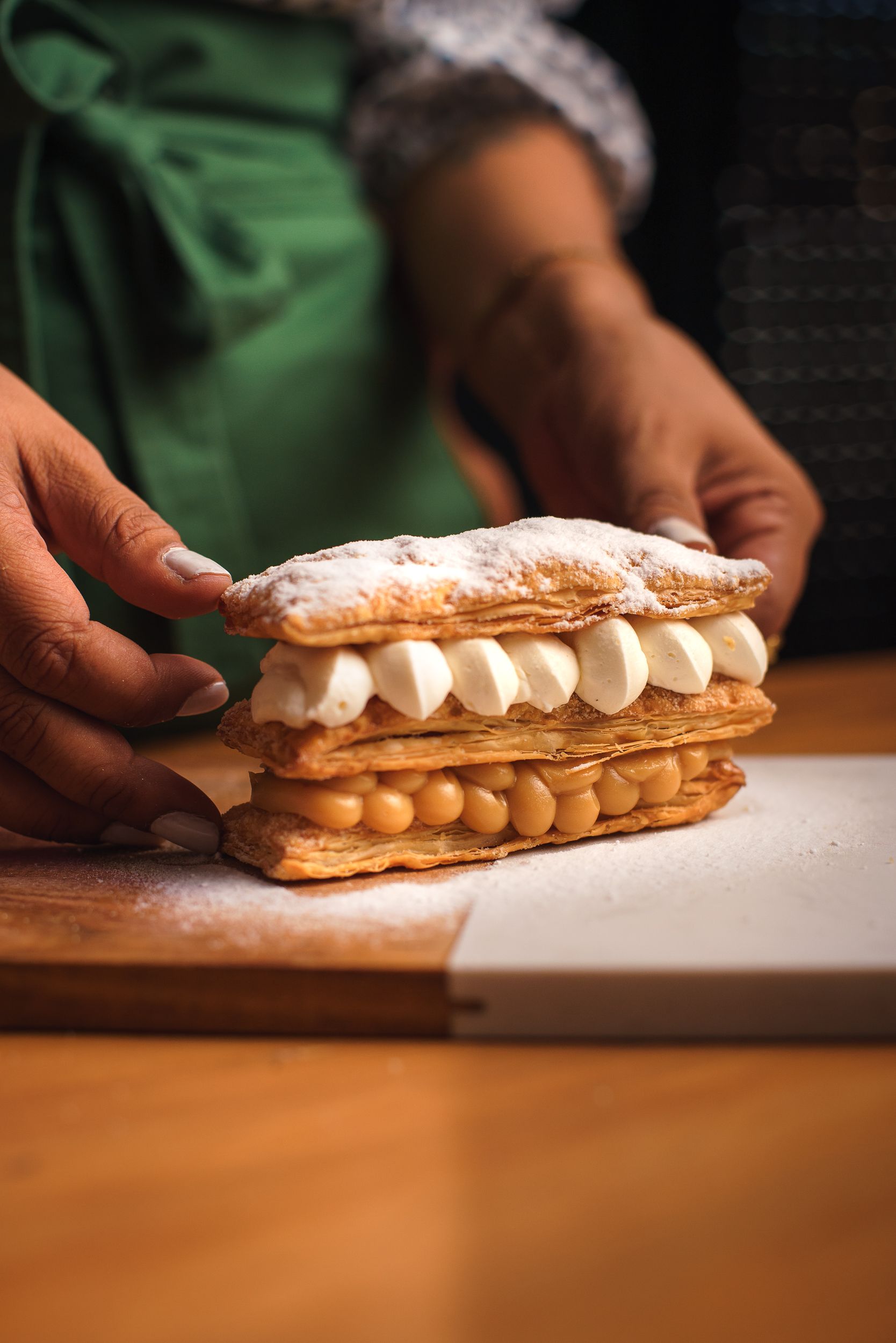 Woman Making a Pastry · Free Stock Photo