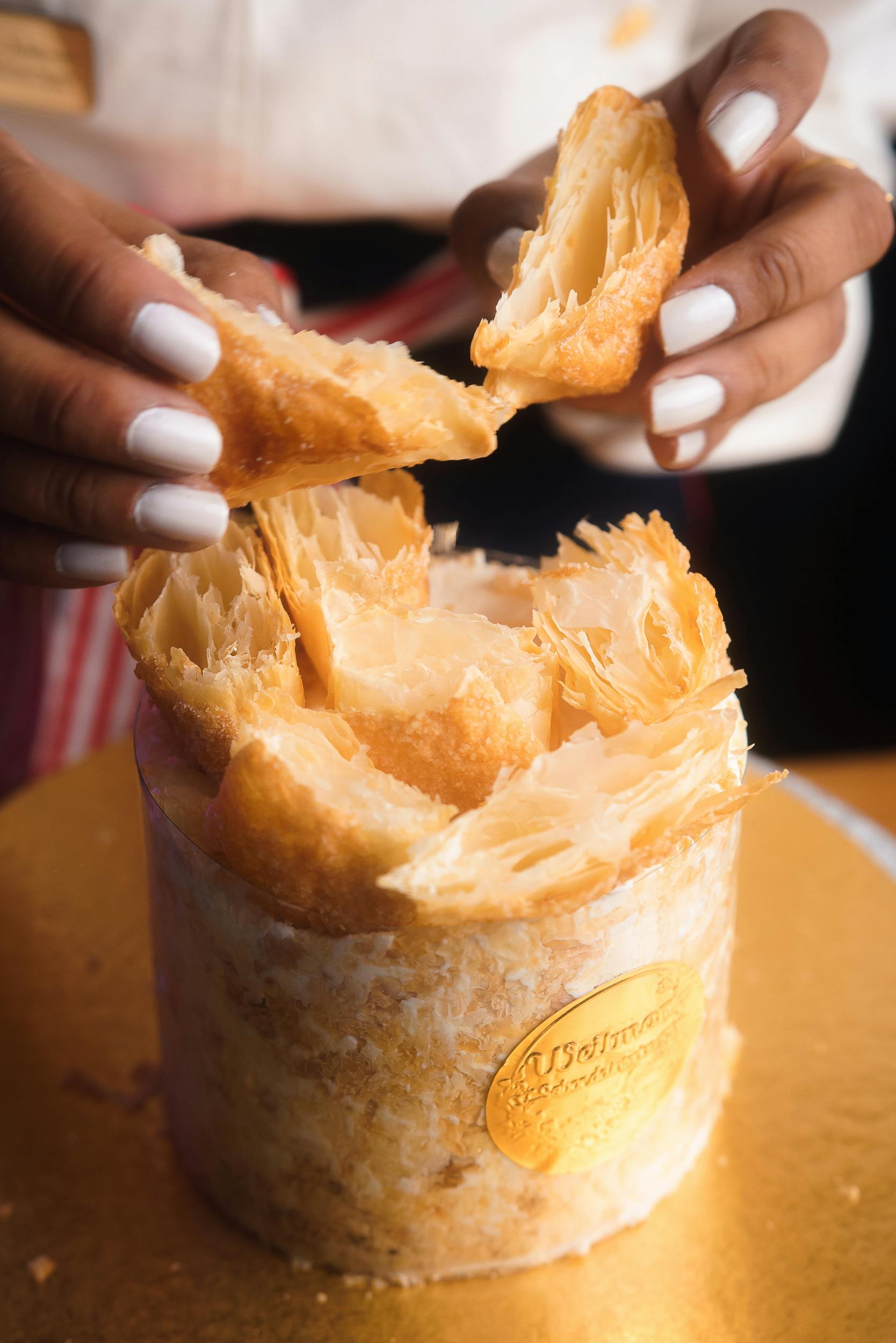 Person Eating a Pastry · Free Stock Photo