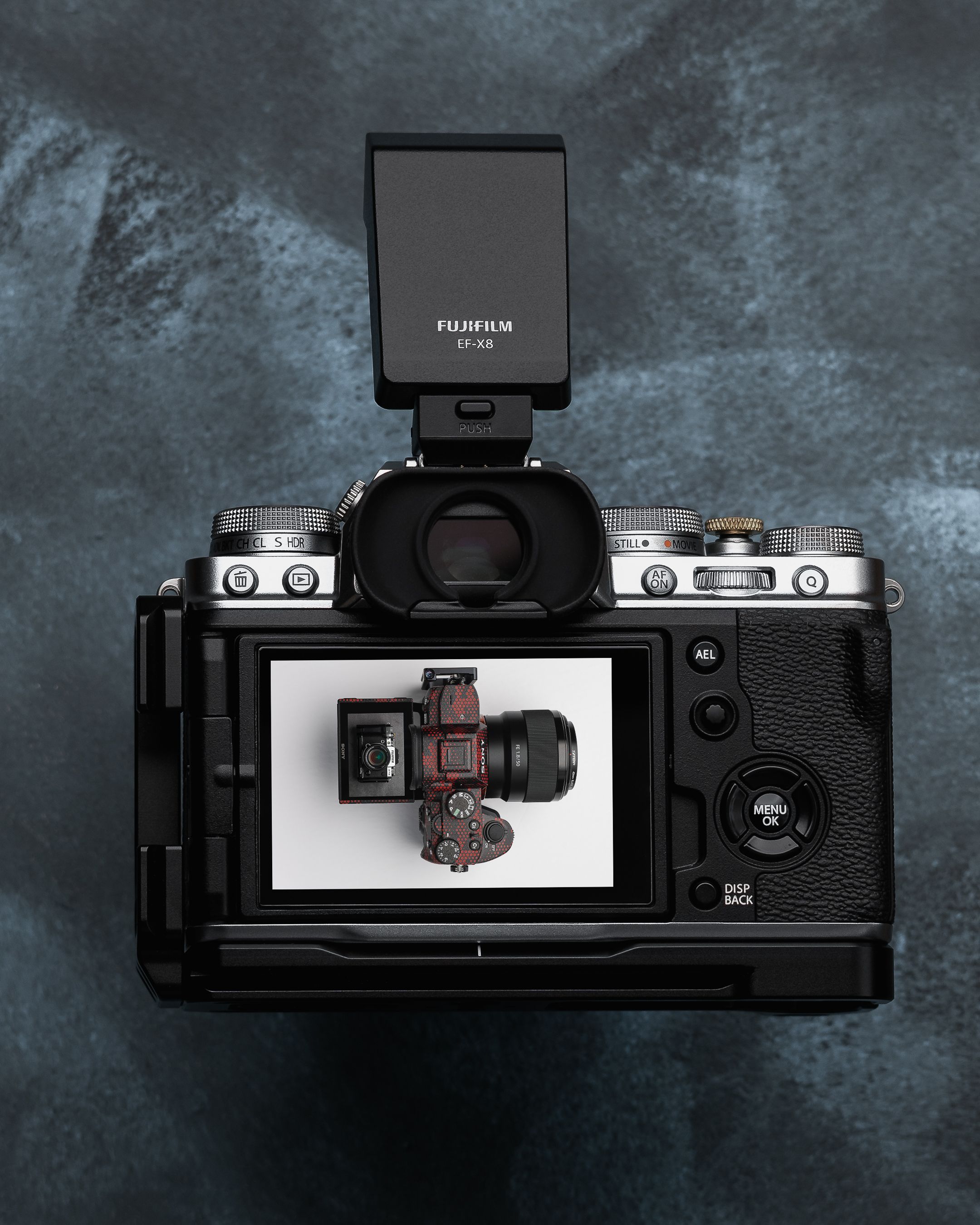 Rear View of a Digital Camera with LCD Screen · Free Stock Photo