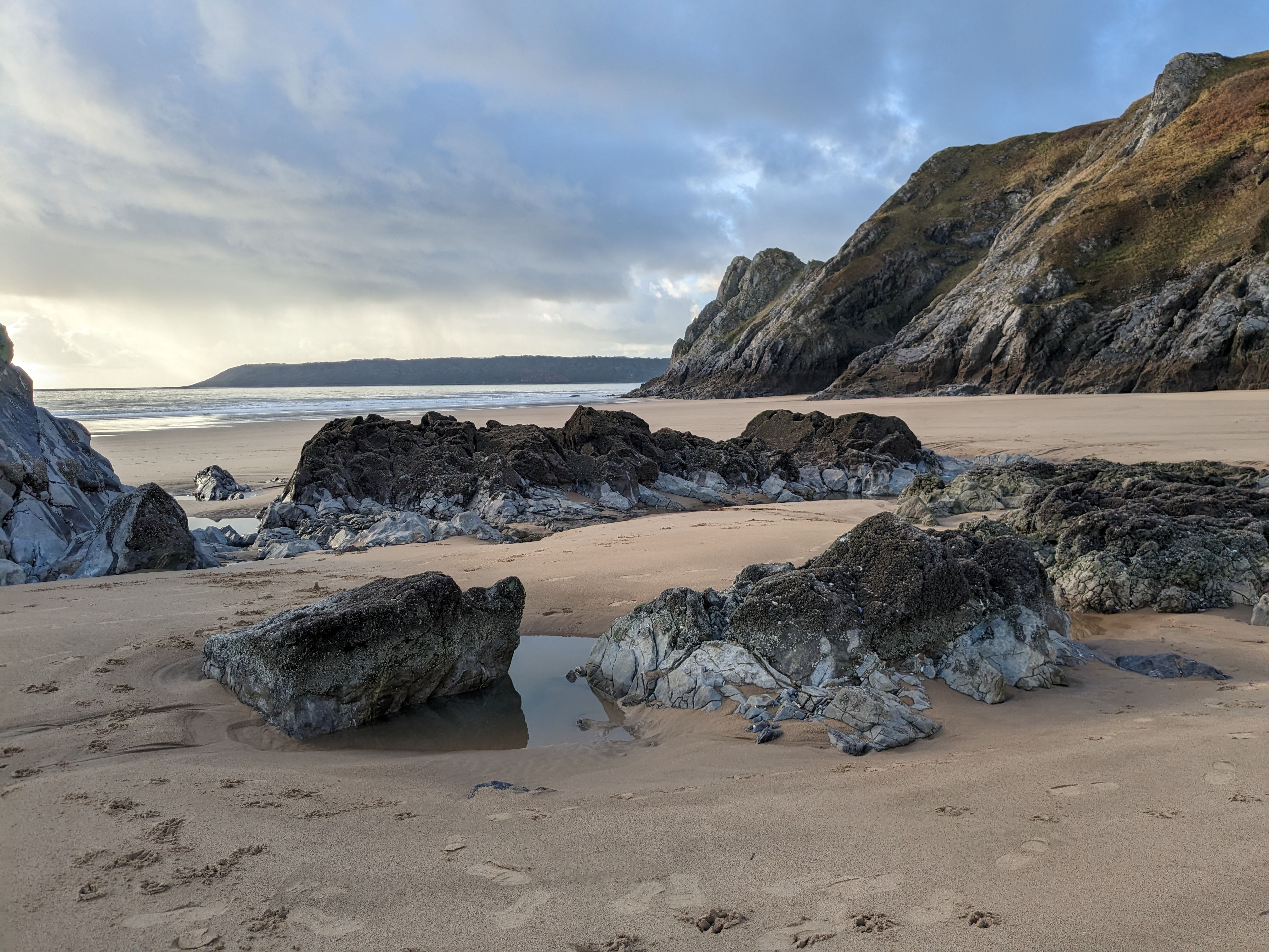 Rocks in Sea at Dawn · Free Stock Photo