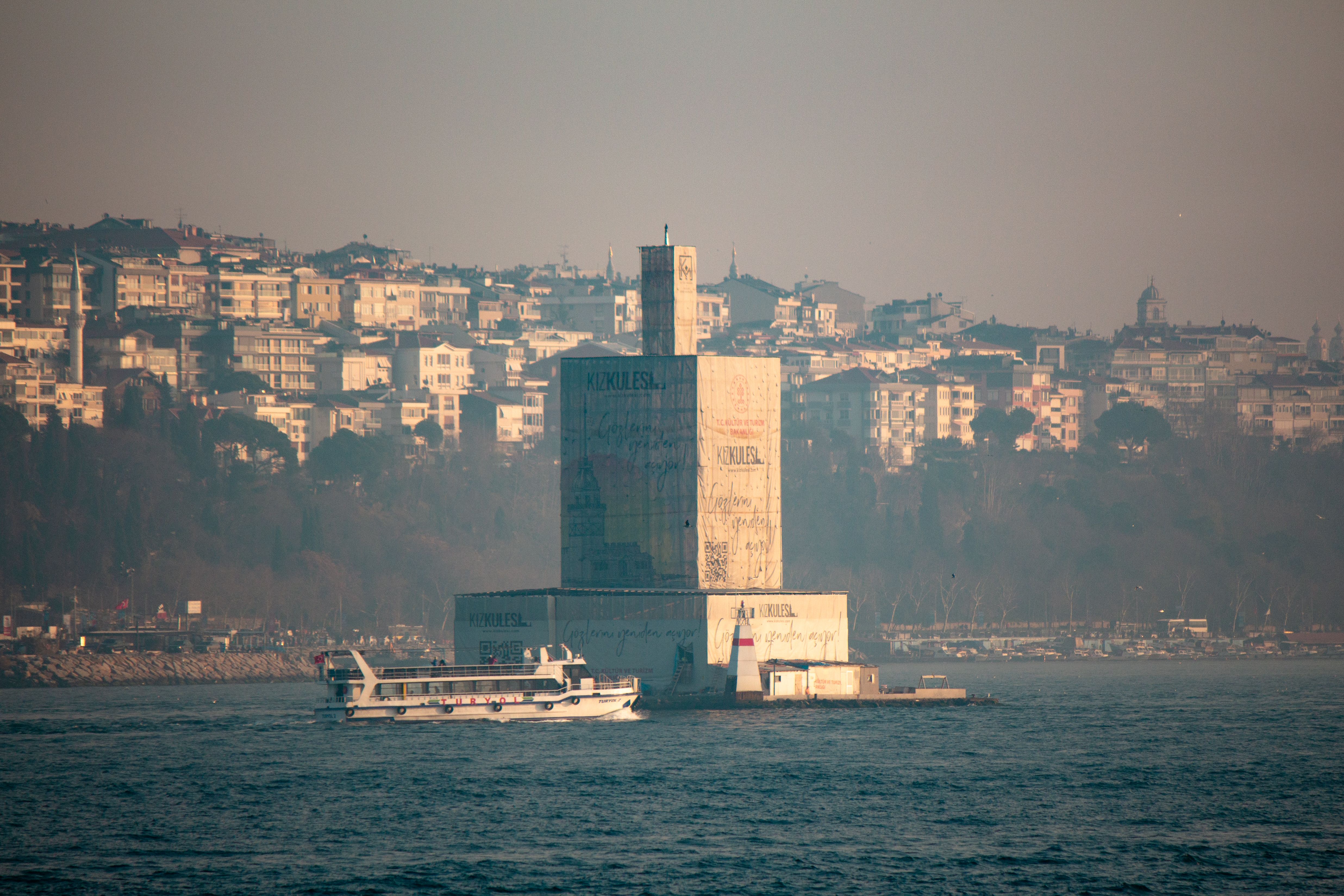 Concrete Building on Water · Free Stock Photo