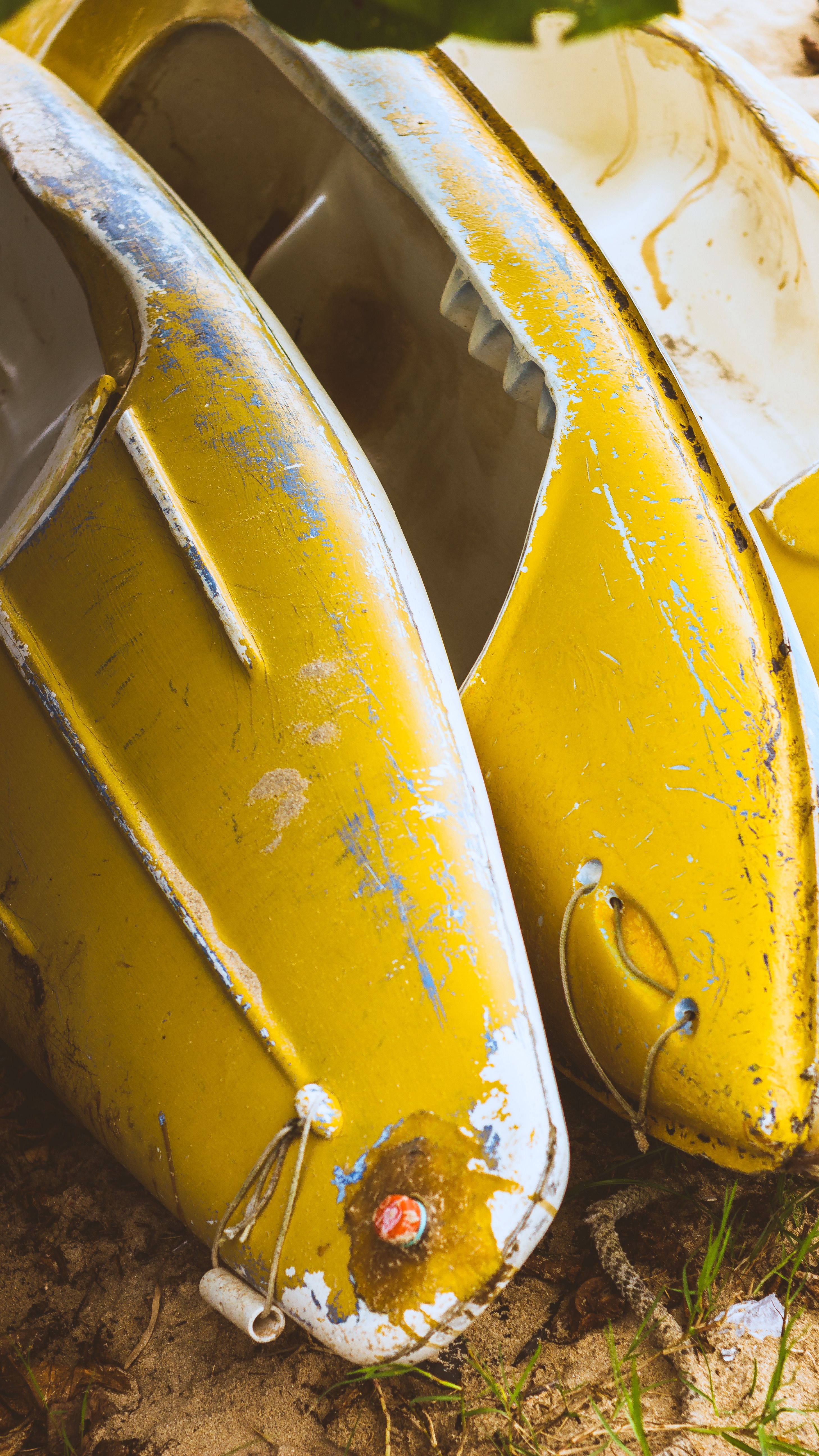 Close-up of Yellow Kayaks · Free Stock Photo