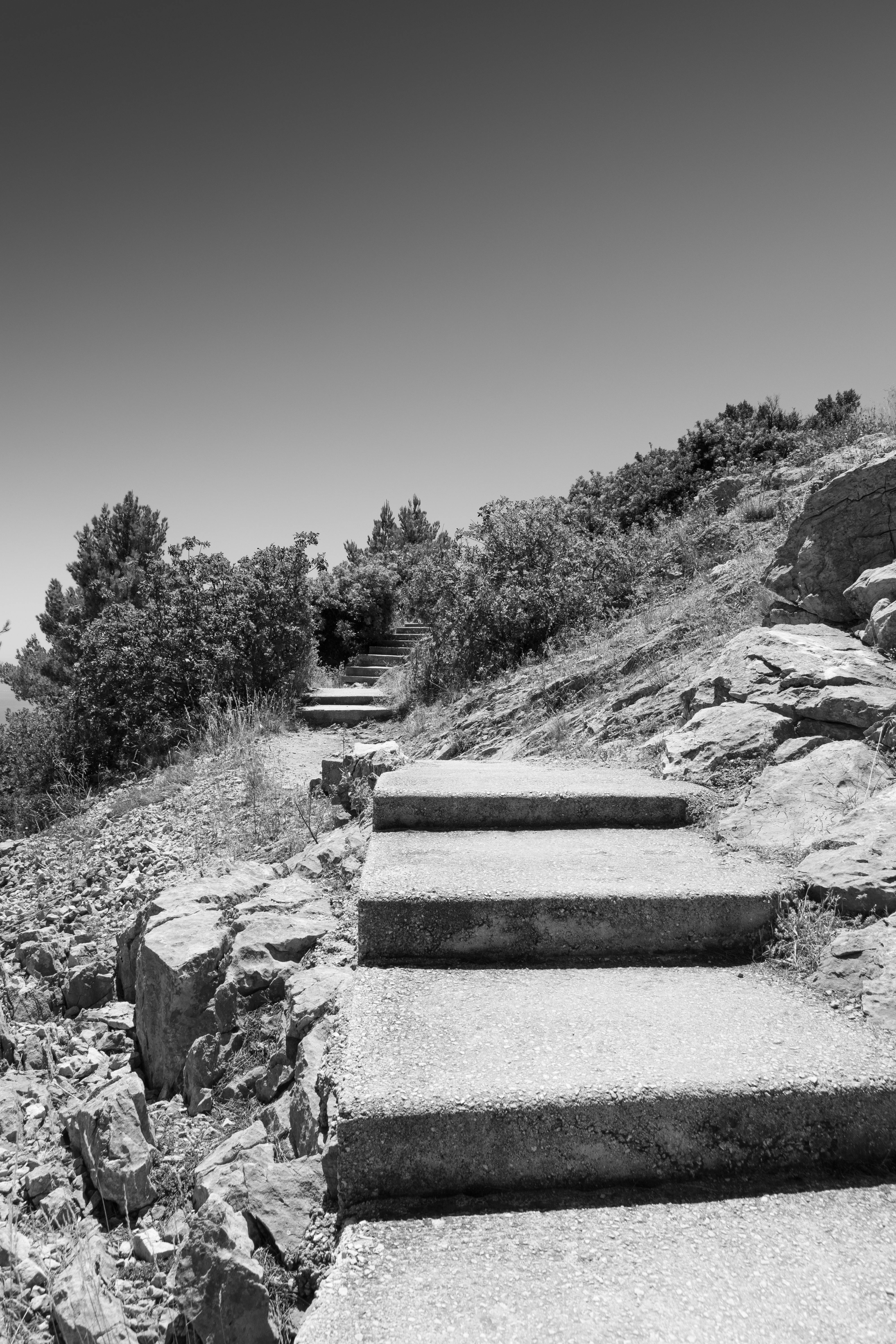 Stairs on Hill in Mountains Landscape · Free Stock Photo