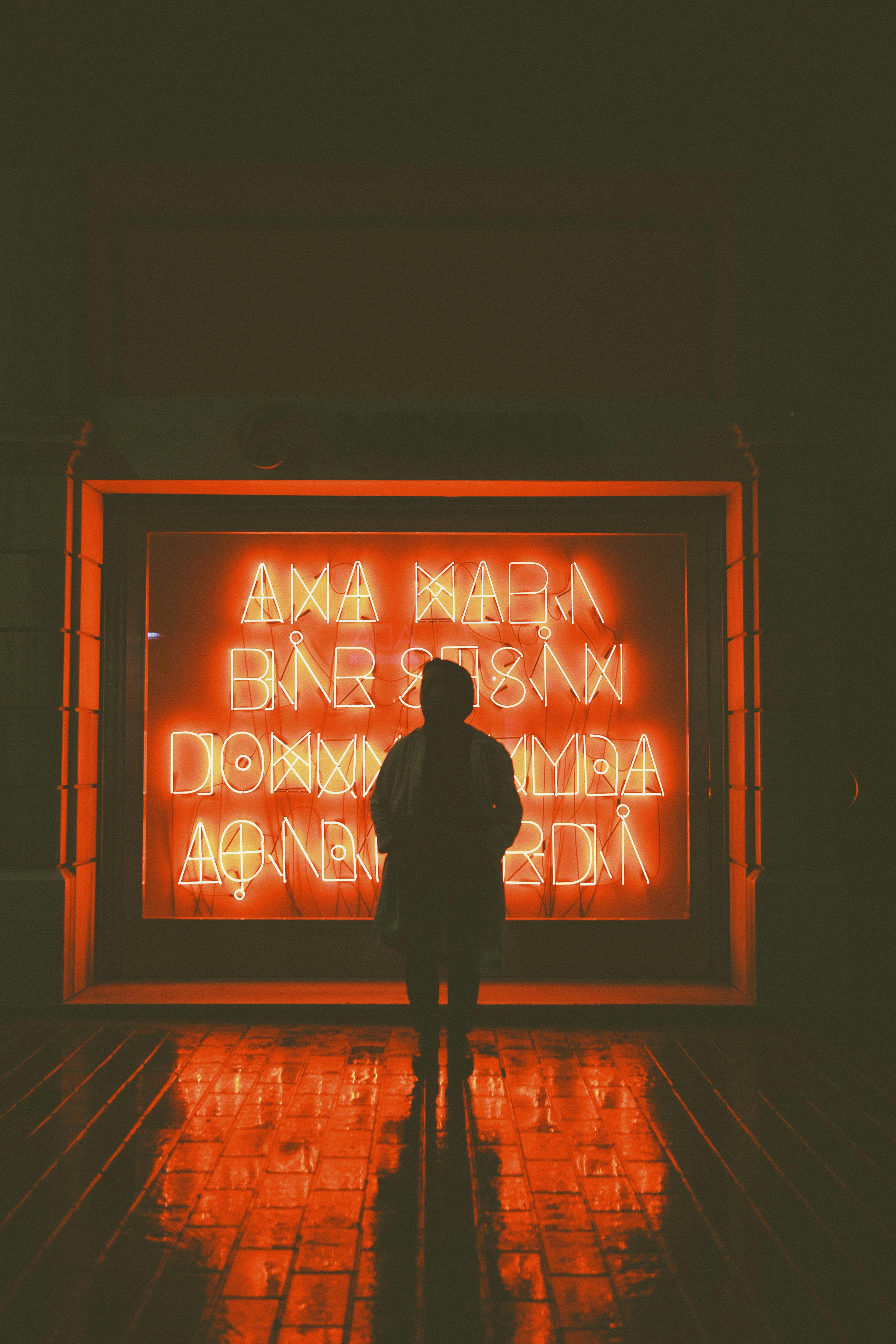 Red Neon Sign Inside a Club · Free Stock Photo
