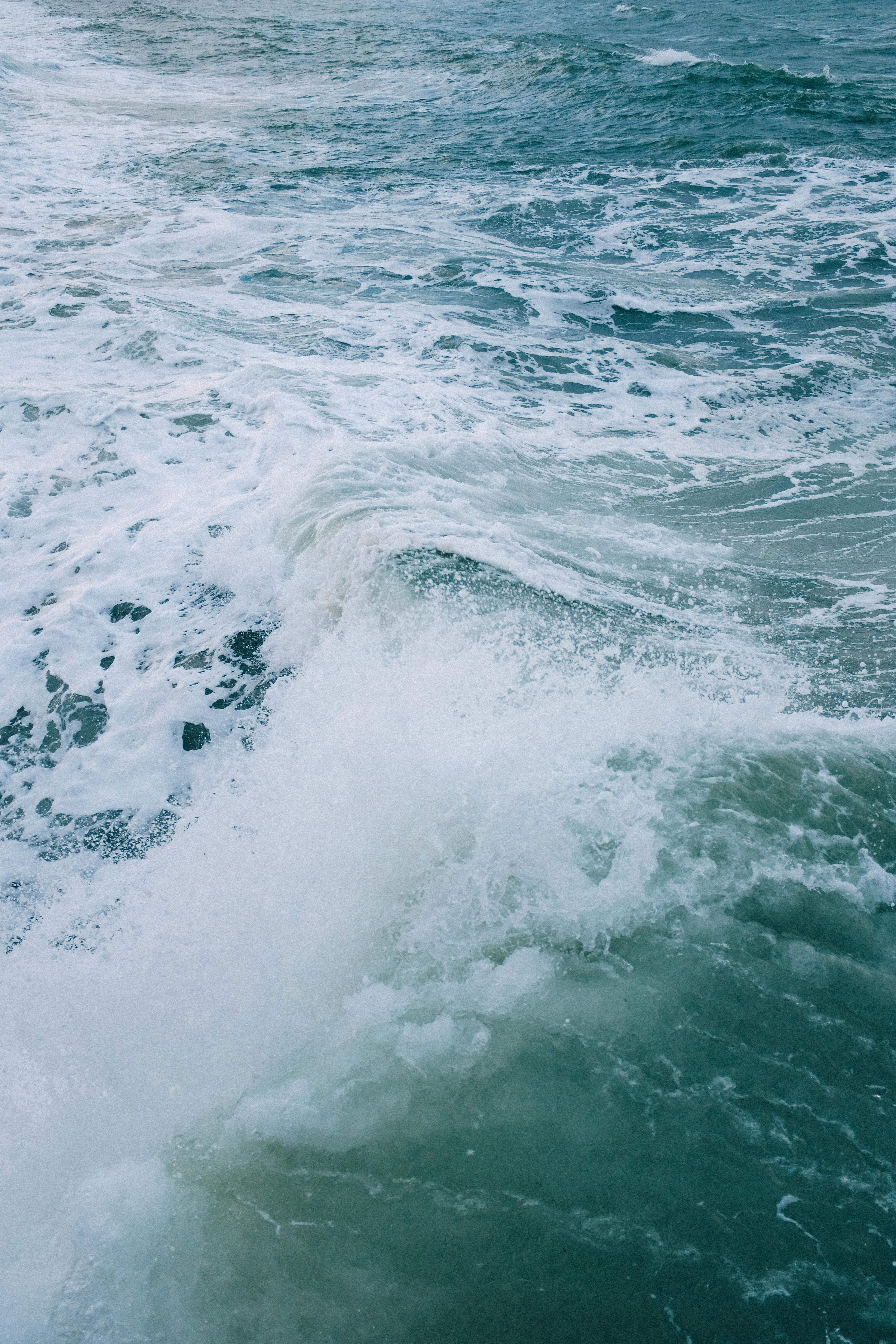 Macro Photography of Water Waves · Free Stock Photo