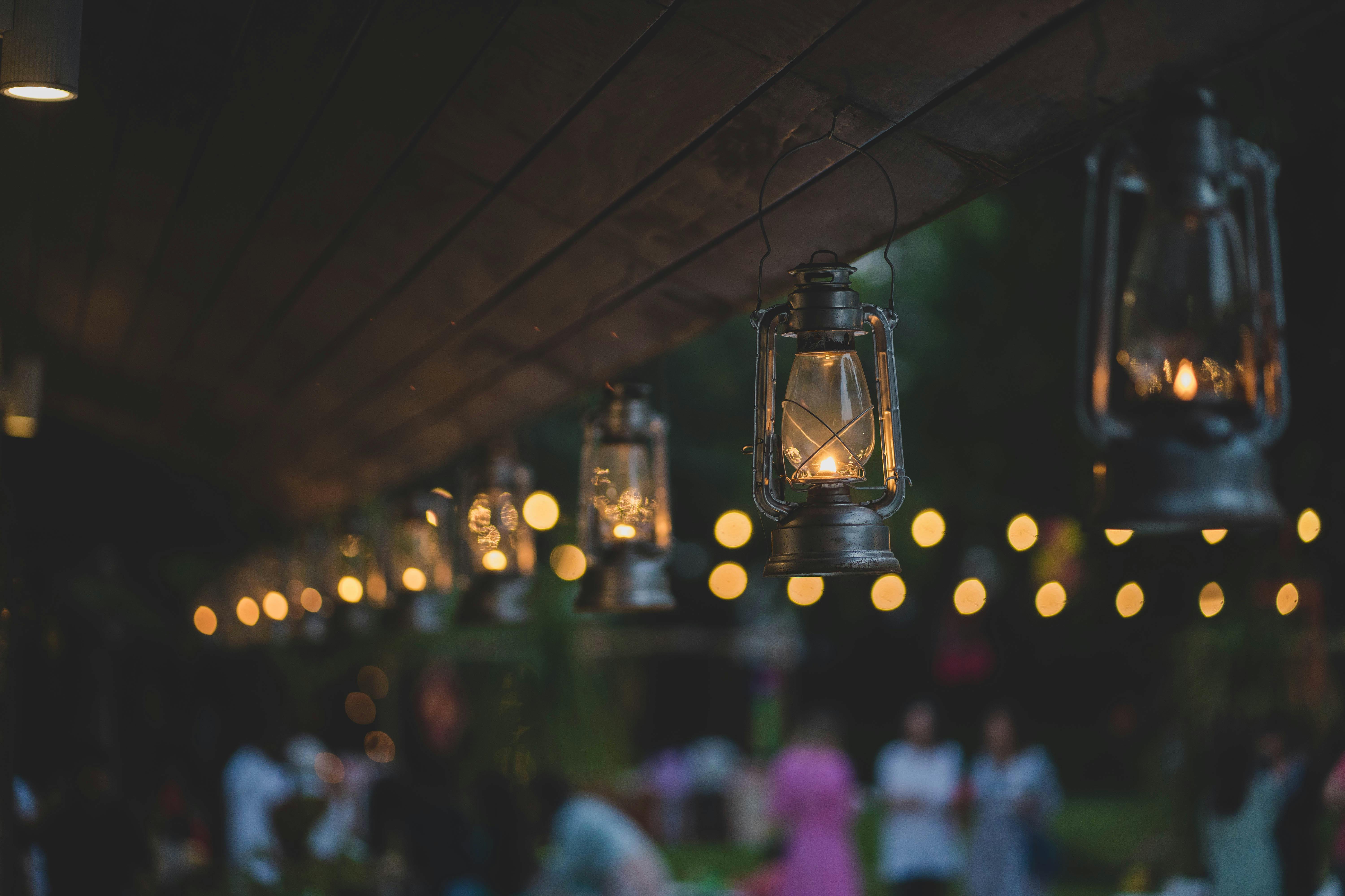 Assorted Hanging Paper Lamps · Free Stock Photo