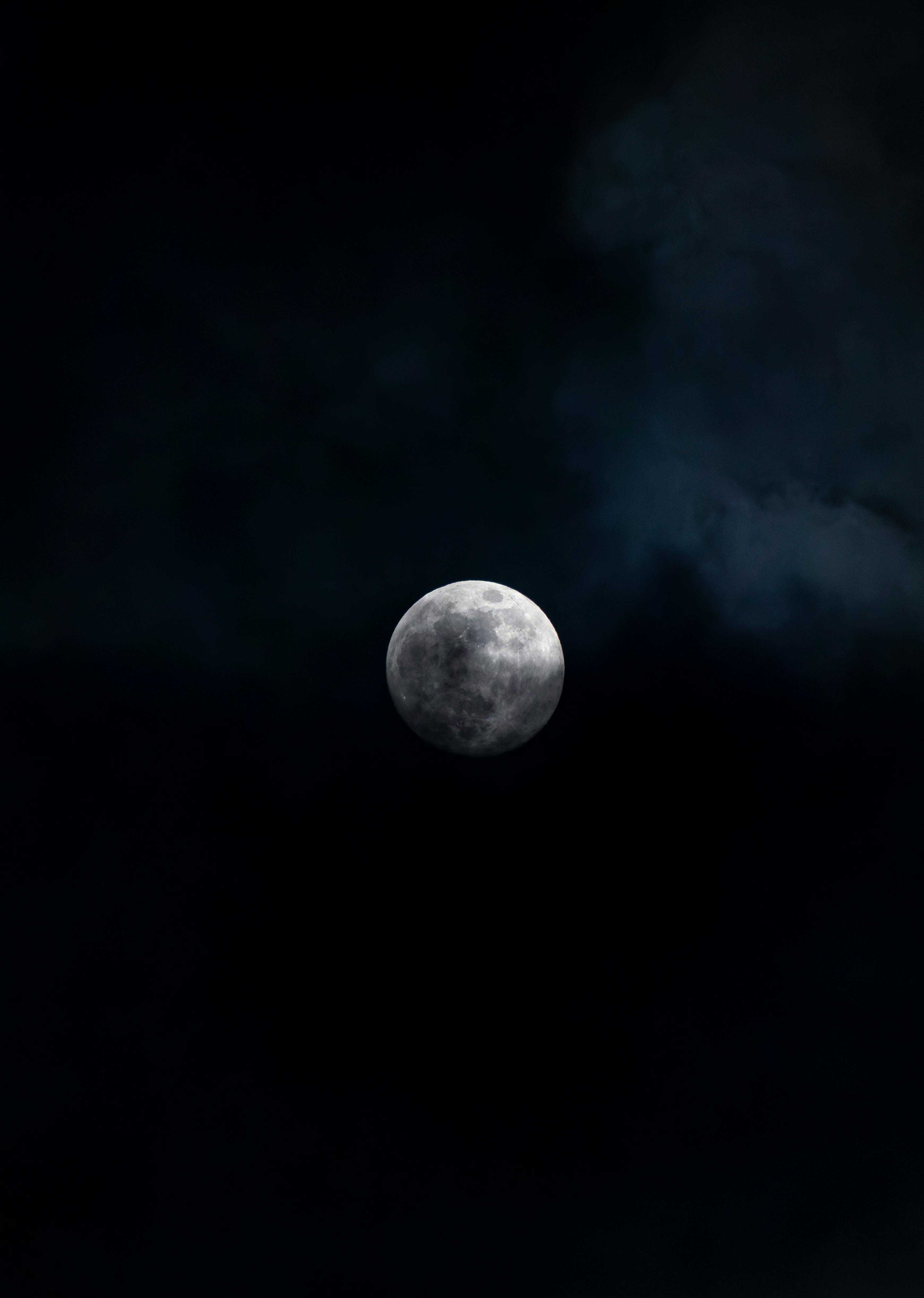 Full Moon During Night Time · Free Stock Photo
