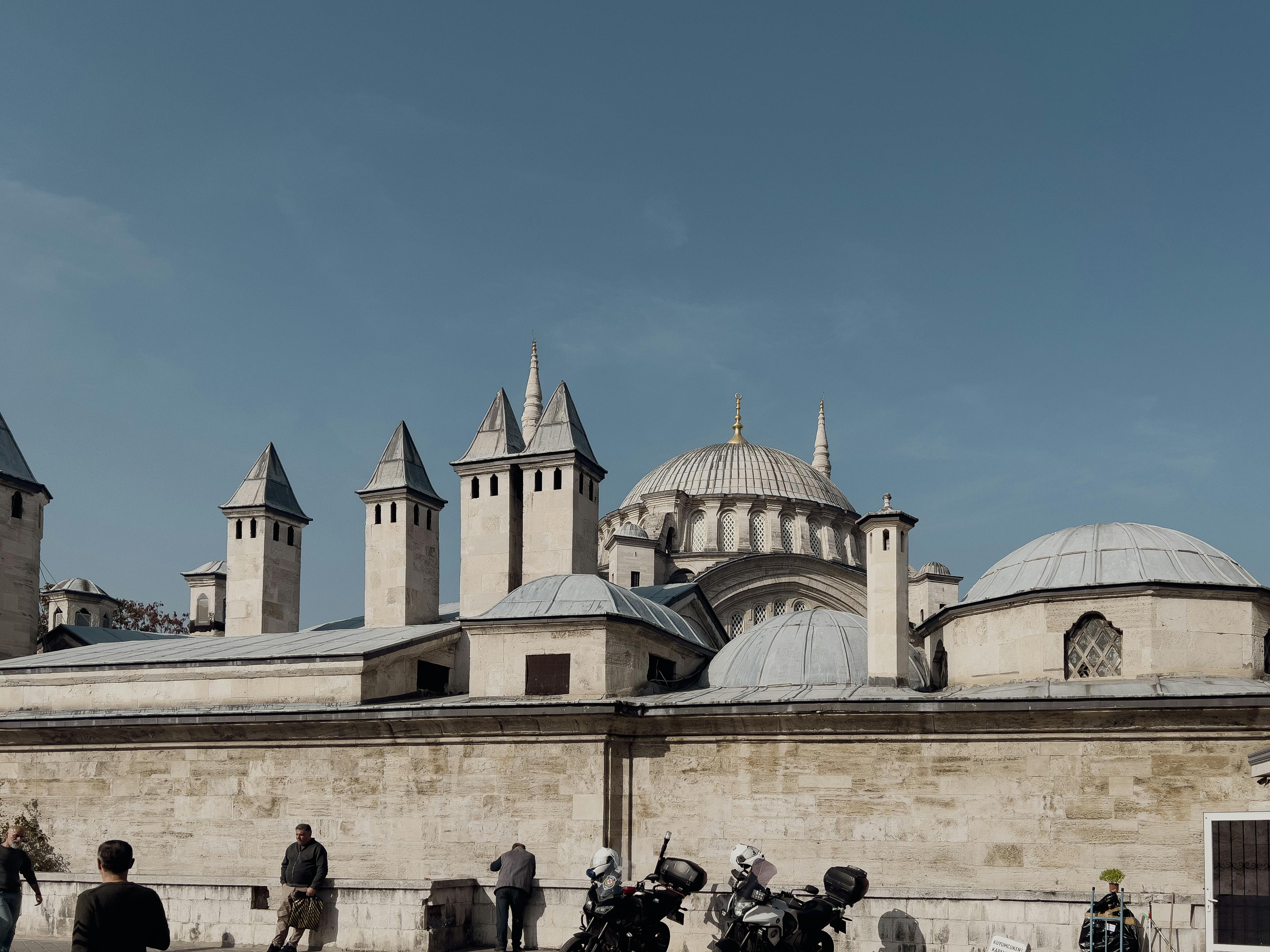 Traditional Stone Mosque against Blue Sky · Free Stock Photo