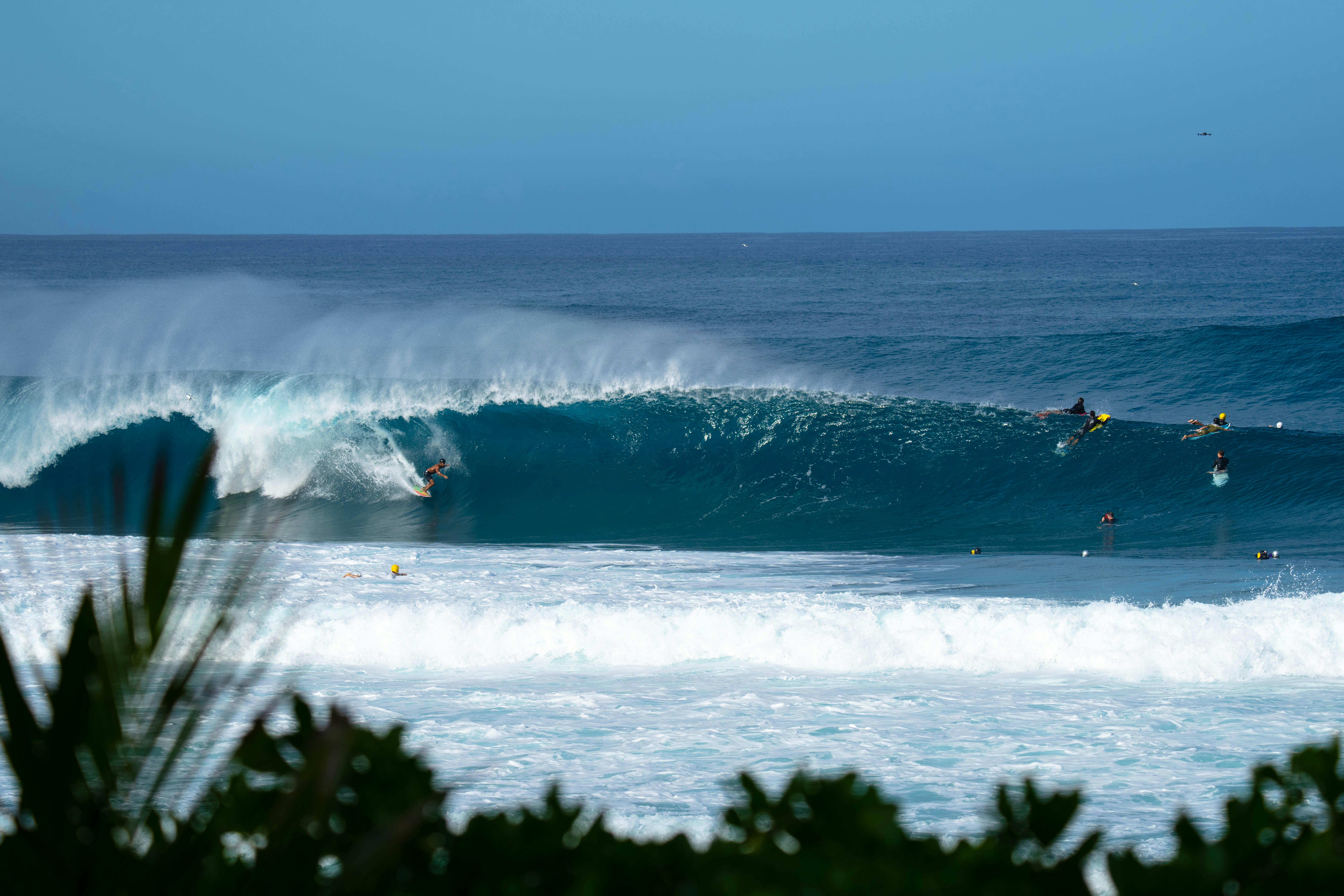 People Surfing on the Ocean Waves · Free Stock Photo