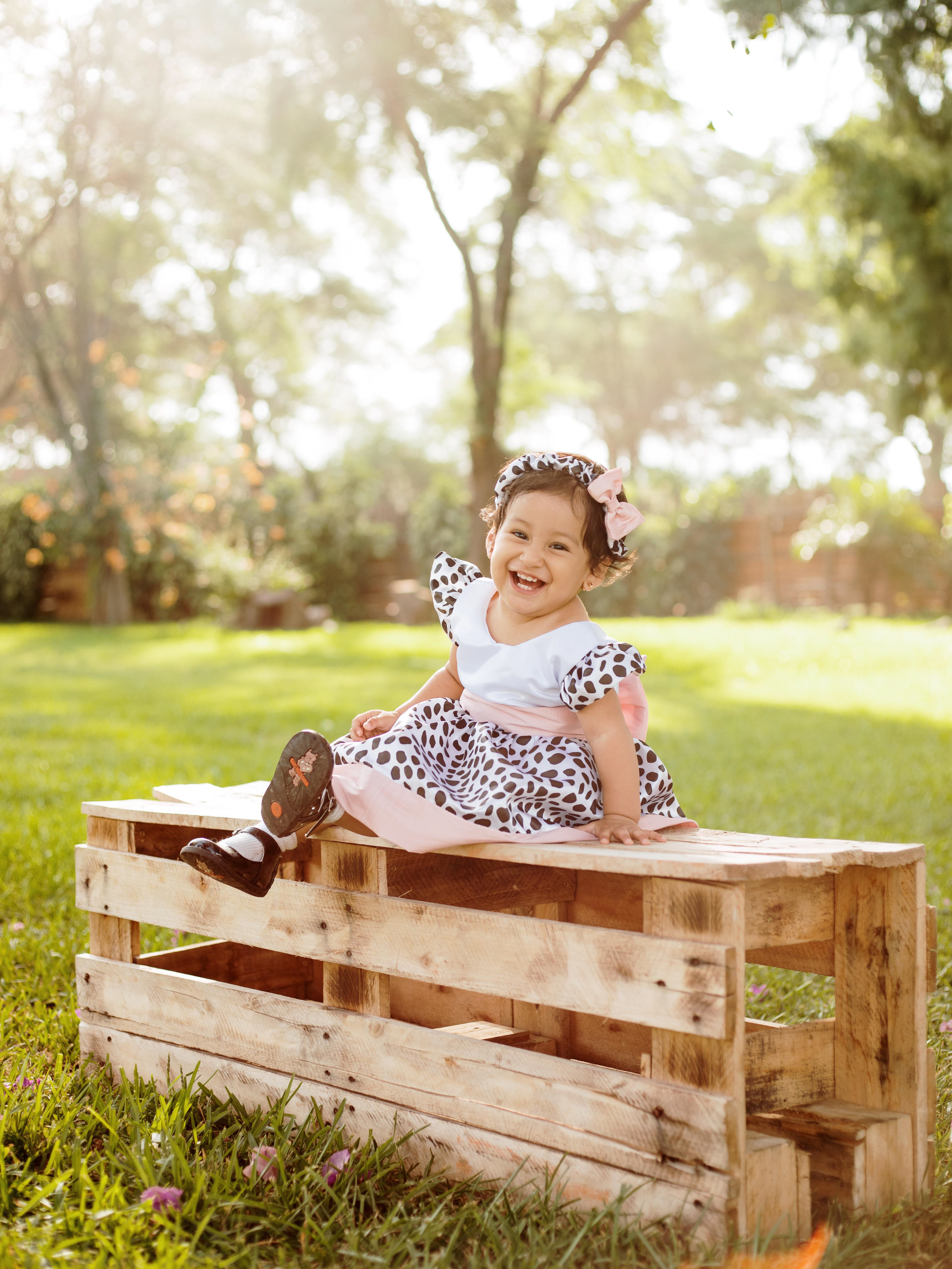 Cheerful Girl in Dress · Free Stock Photo