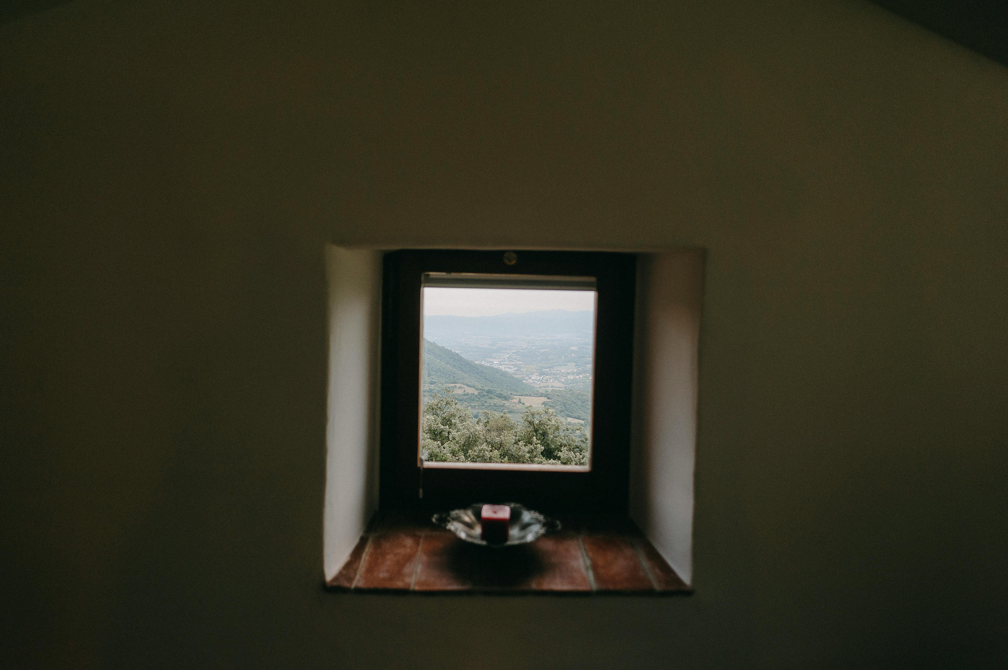 Mountain View fro Small Window · Free Stock Photo