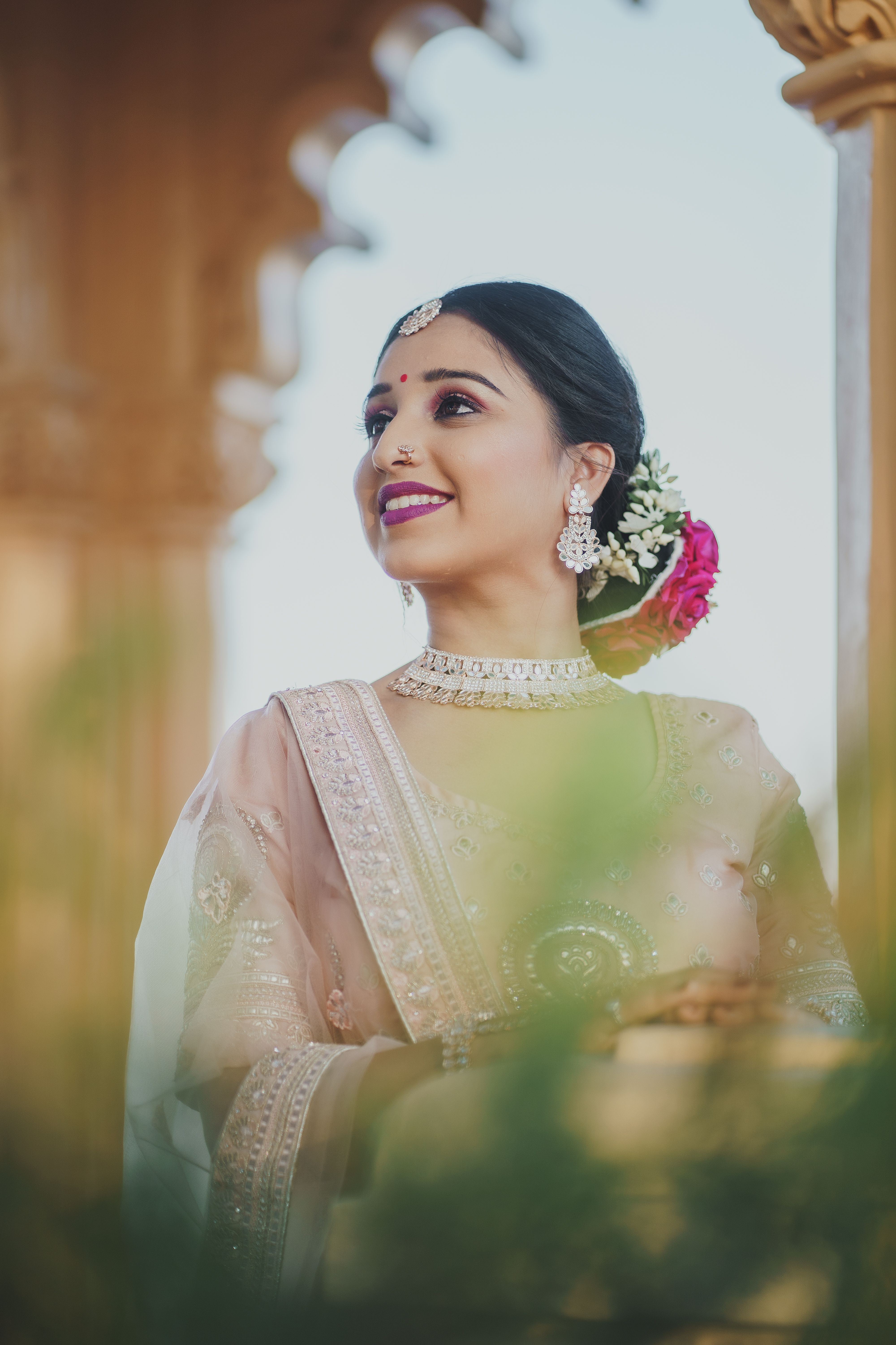 Smiling Brunette Bride · Free Stock Photo