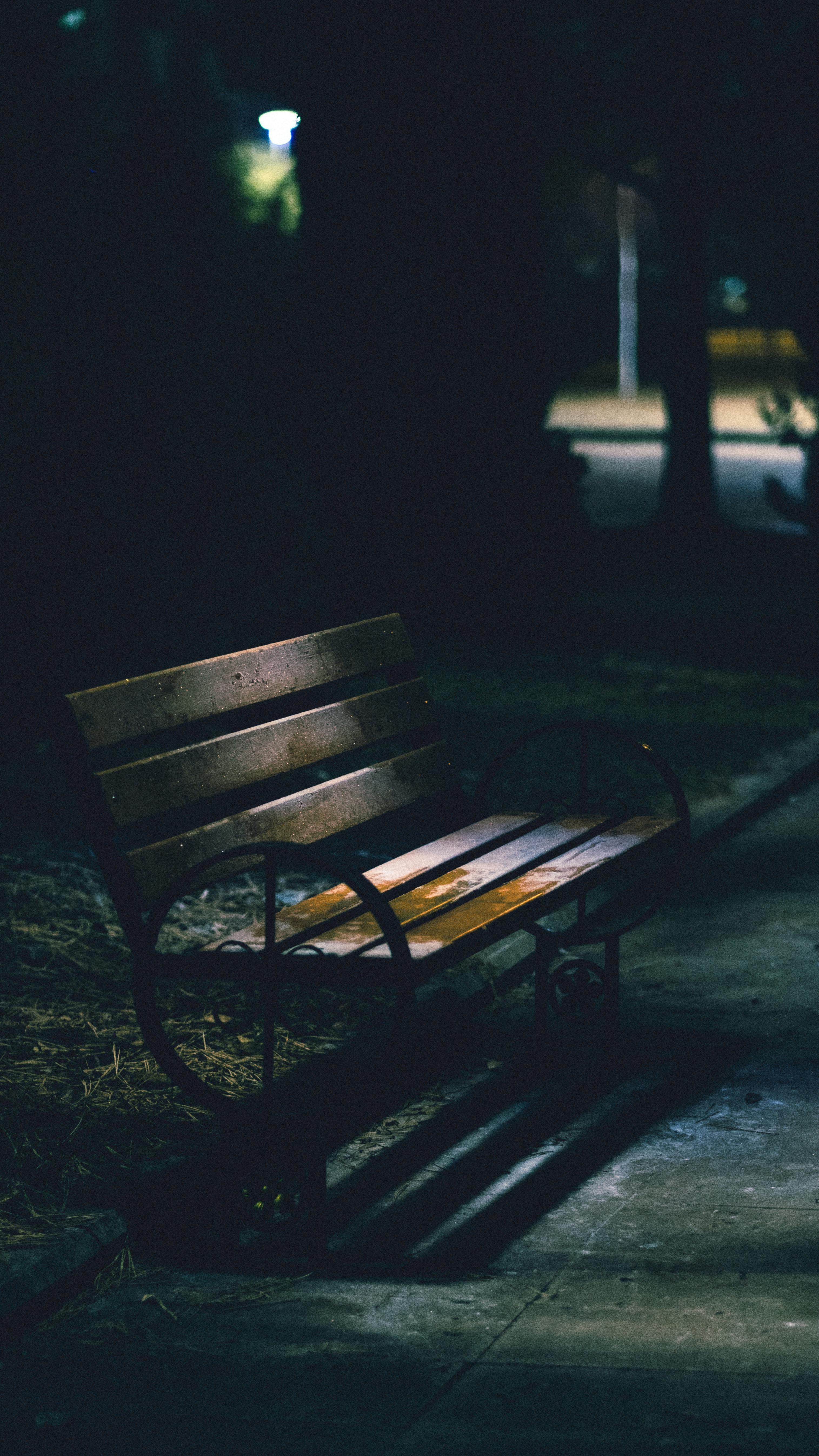 An Empty Night Bench Photos, Download The BEST Free An Empty Night ...