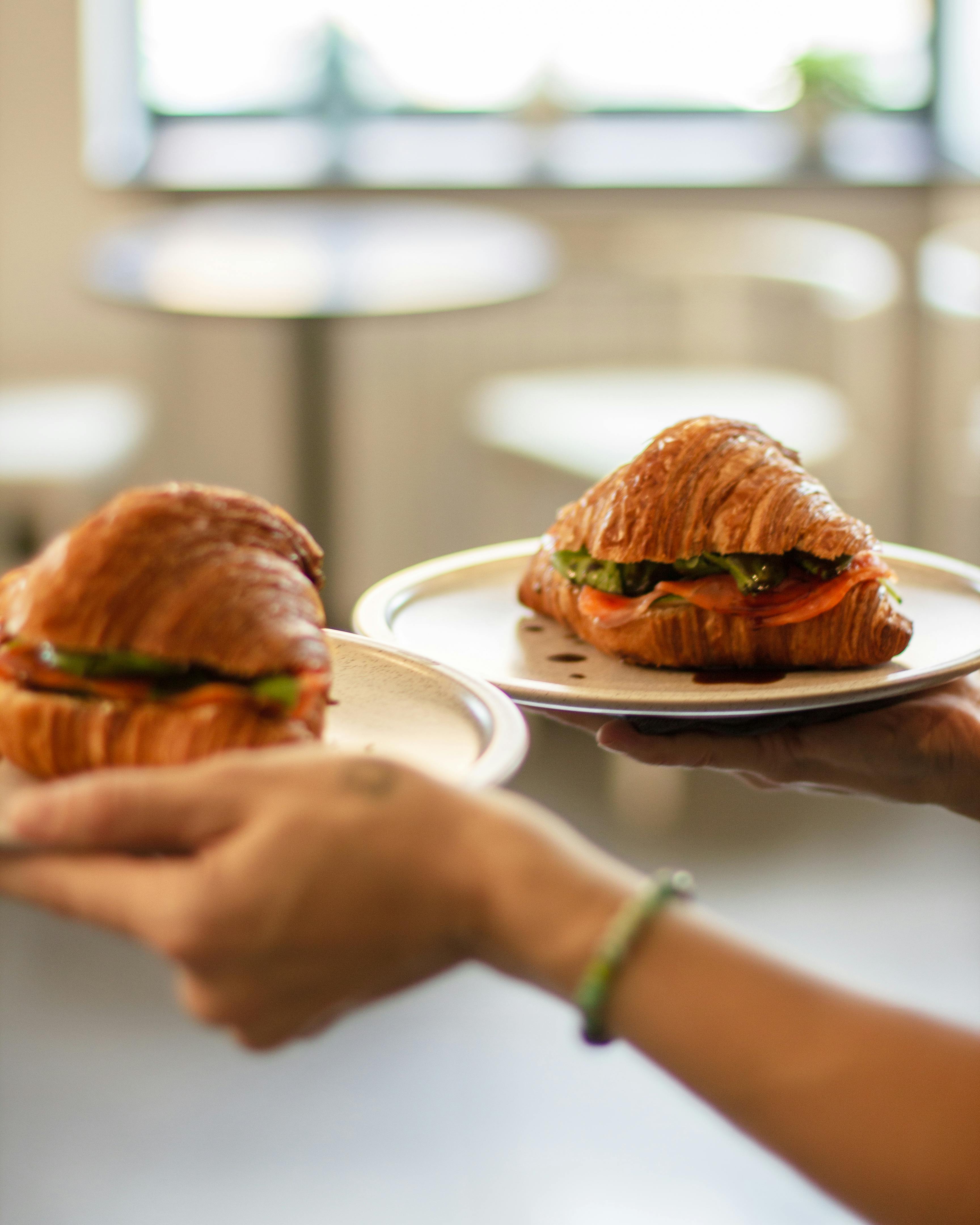 Croissant on Plate · Free Stock Photo