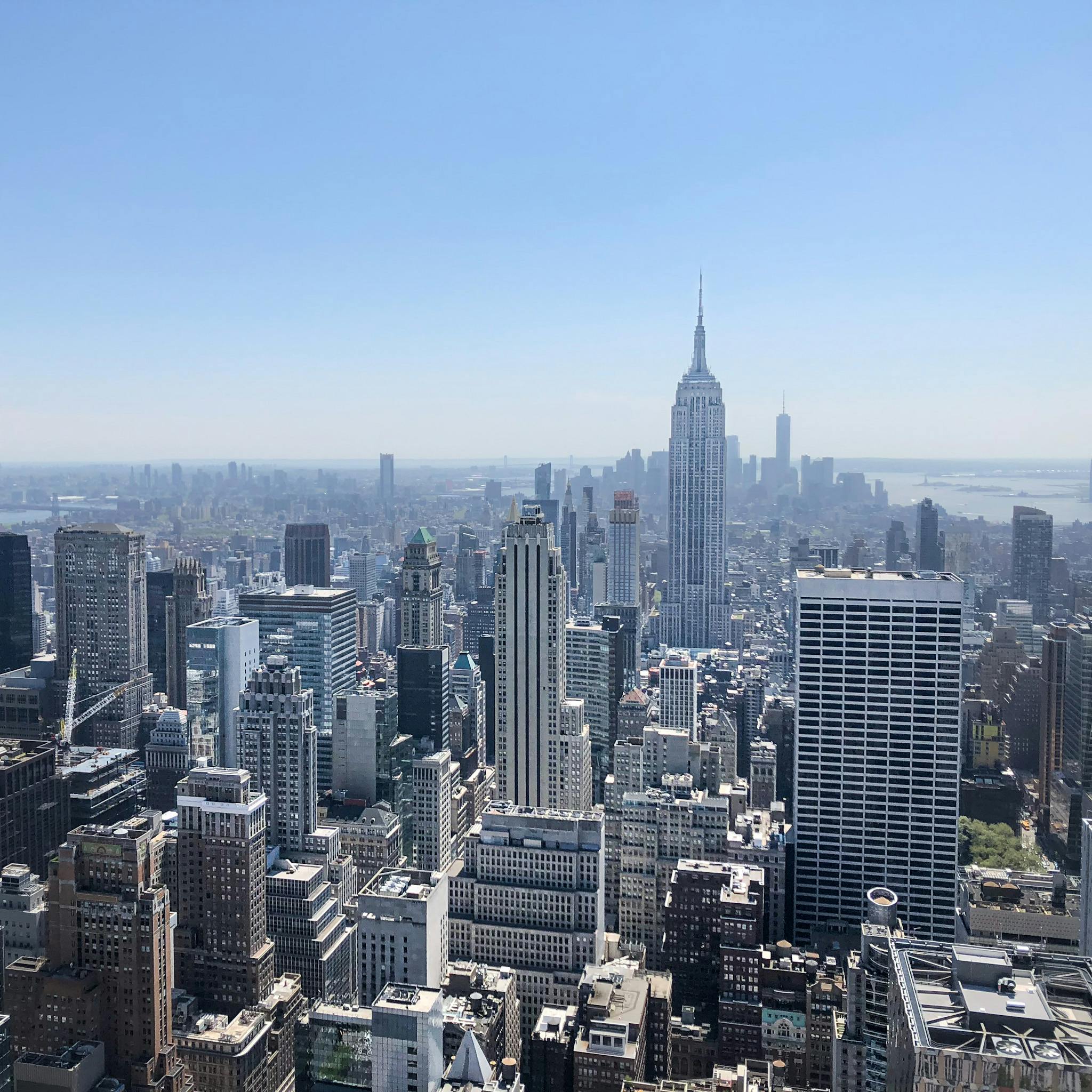 Aerial Photography of High Rise Buildings under the Blue Sky · Free ...