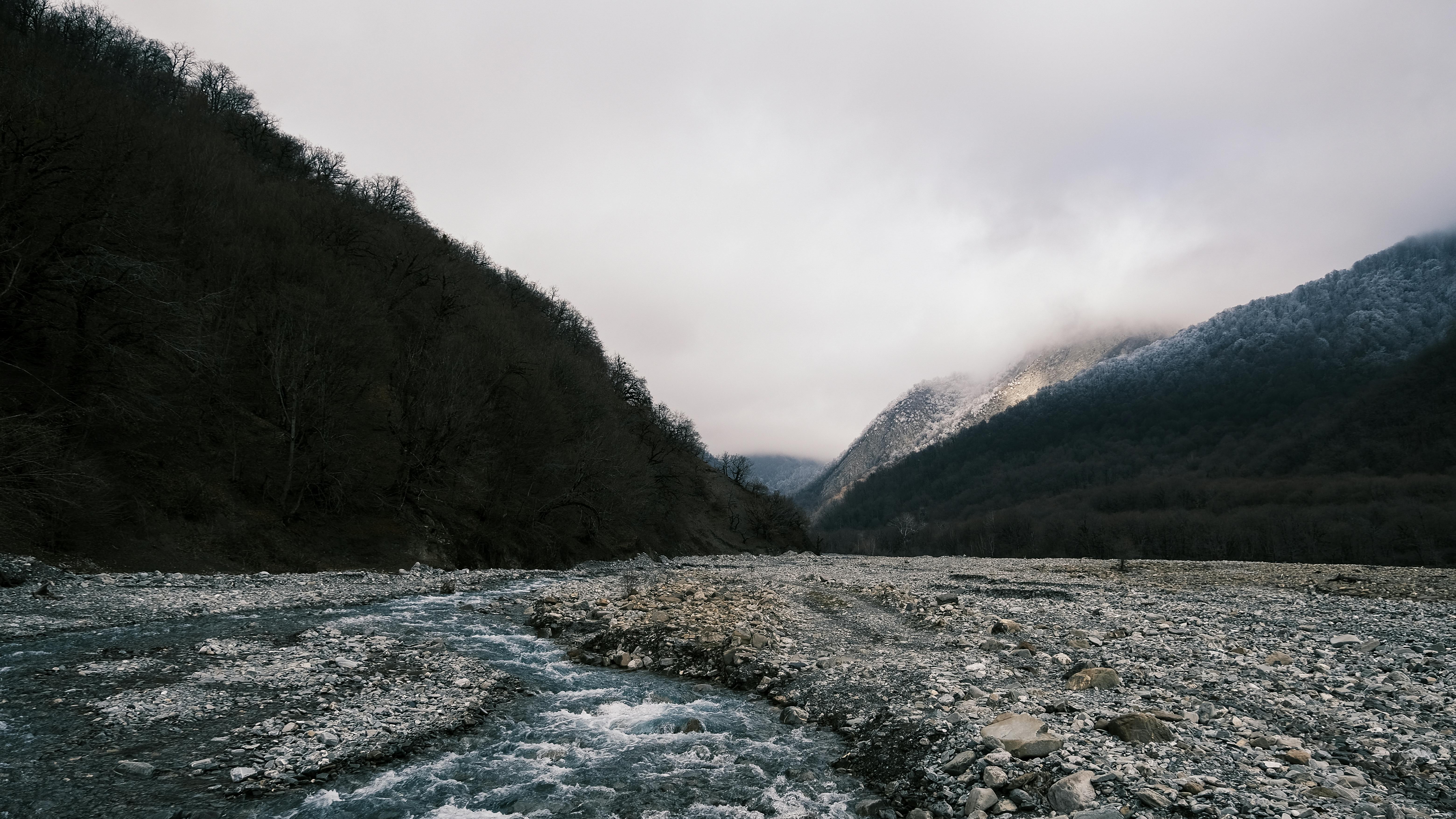 Wild River in Valley · Free Stock Photo