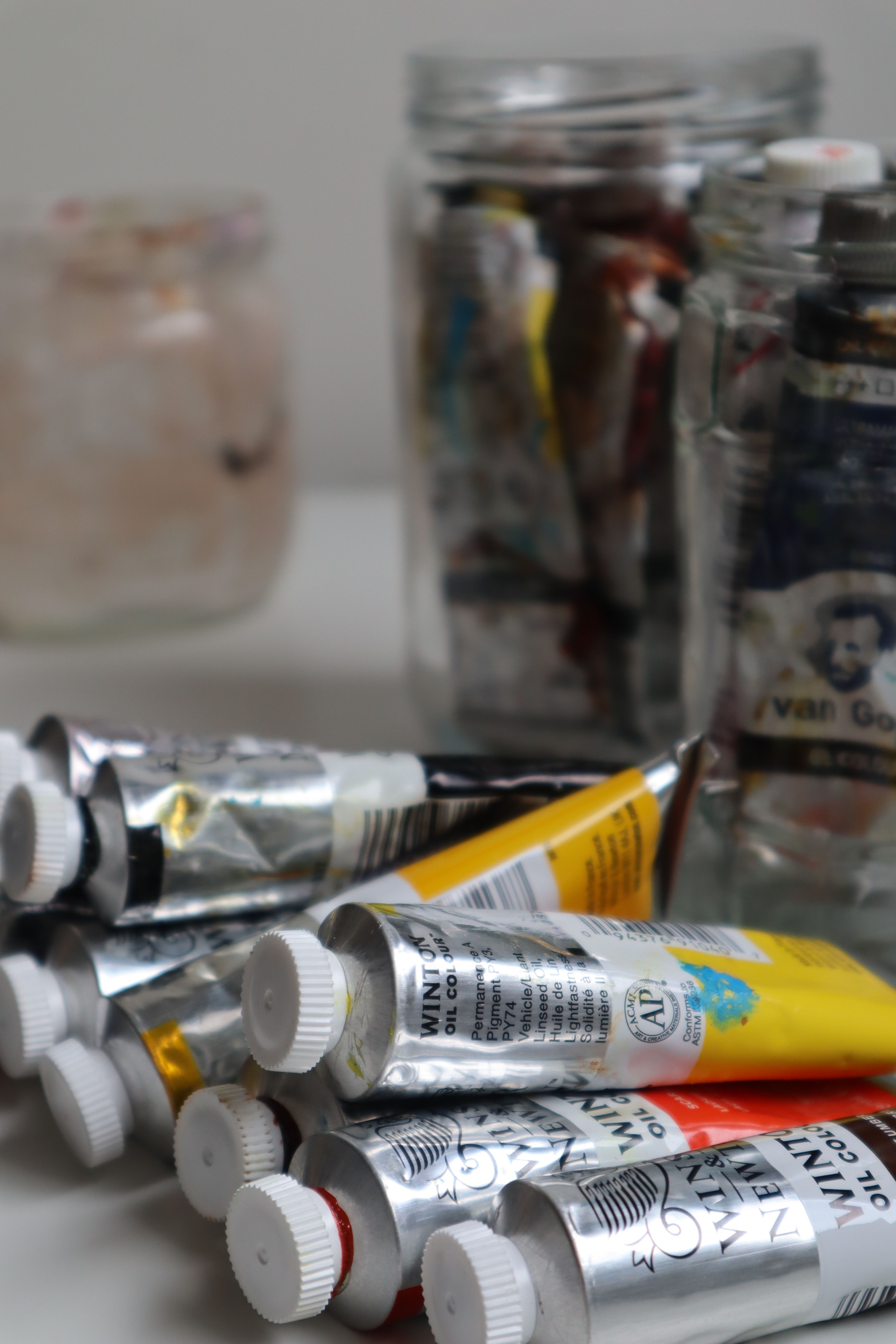 Tube Paints Used in Painting · Free Stock Photo