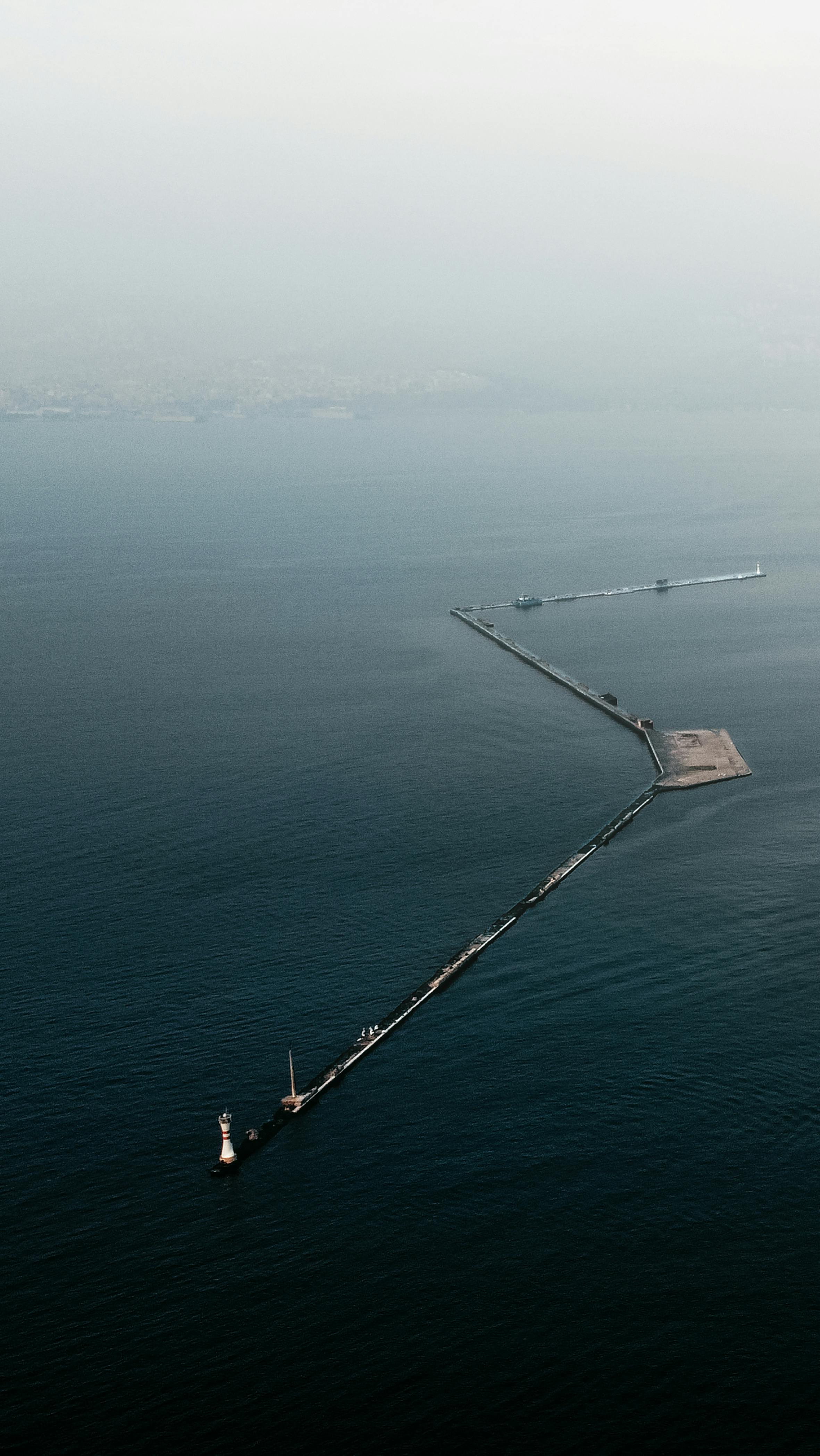 Birds Eye View of a Platform in the Sea · Free Stock Photo