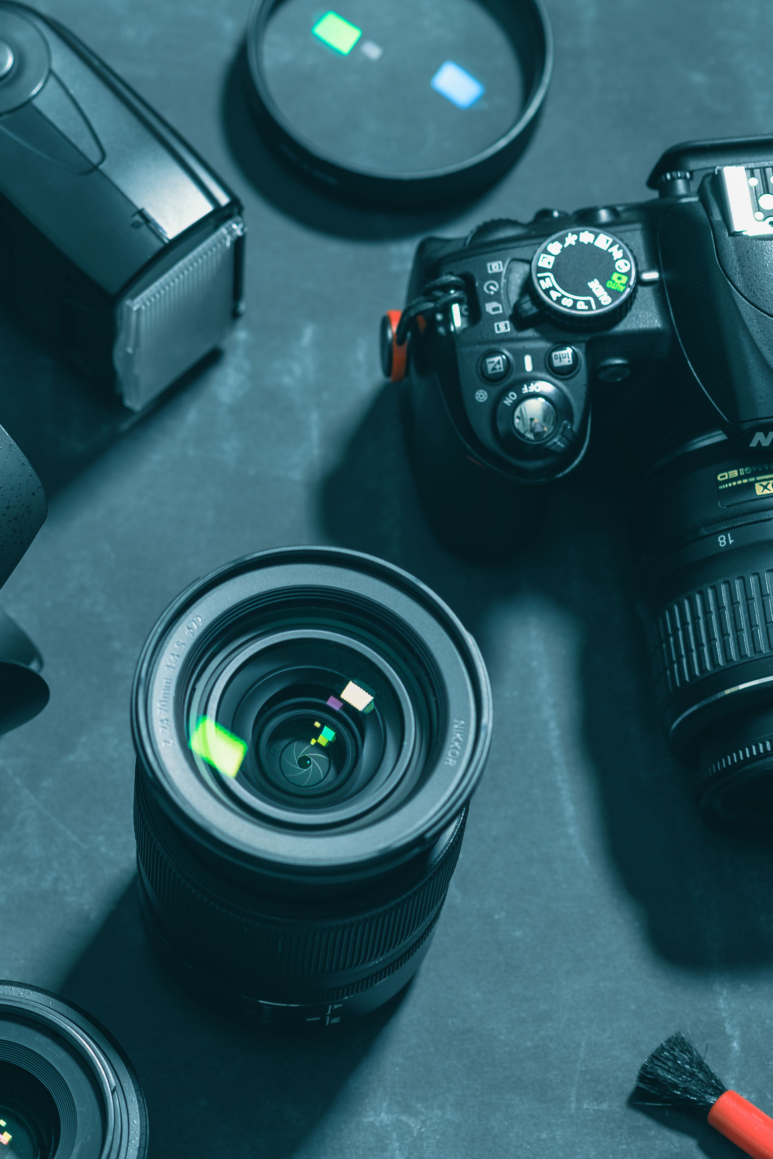 Lens near Camera · Free Stock Photo