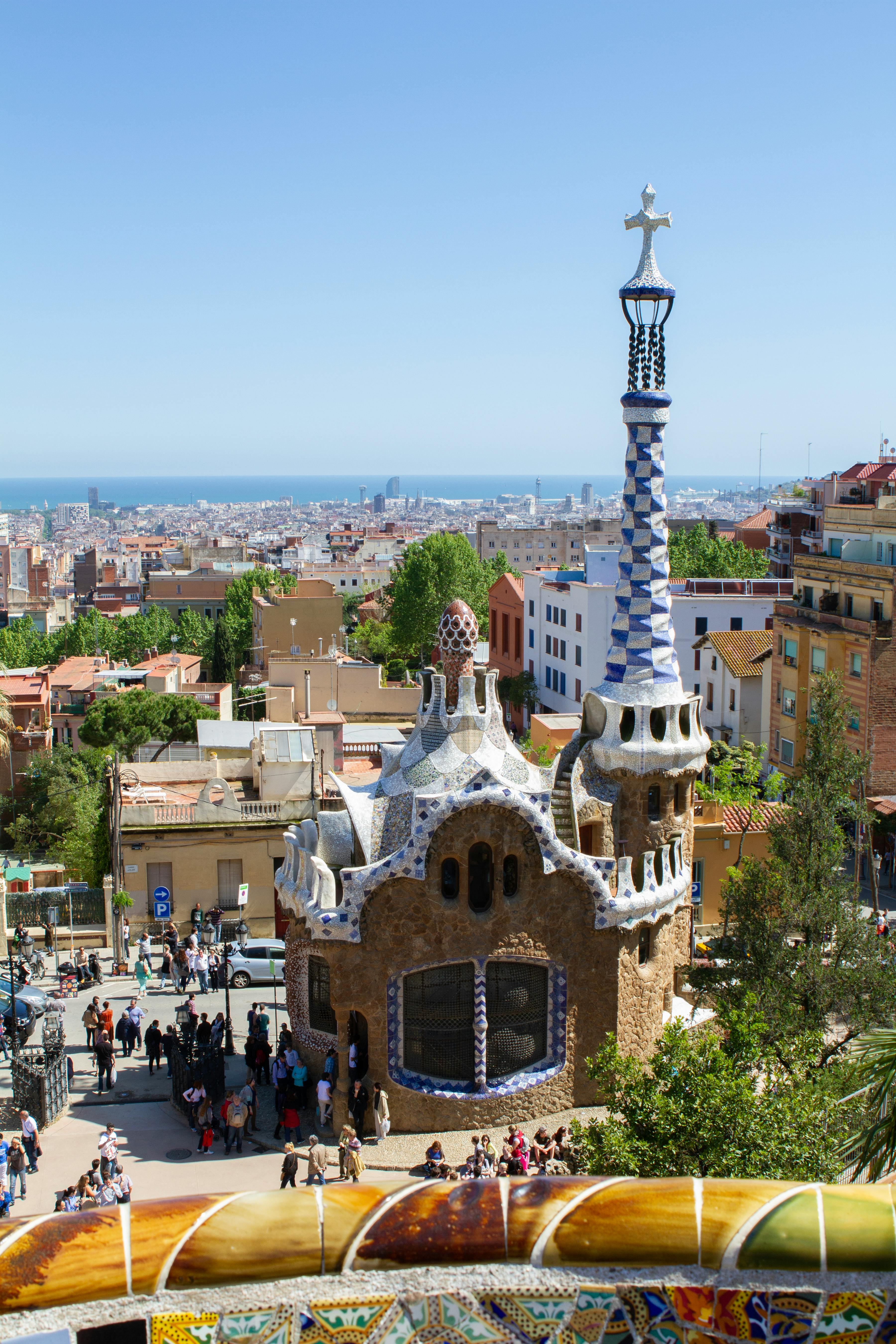 Entrance to Park Guell · Free Stock Photo