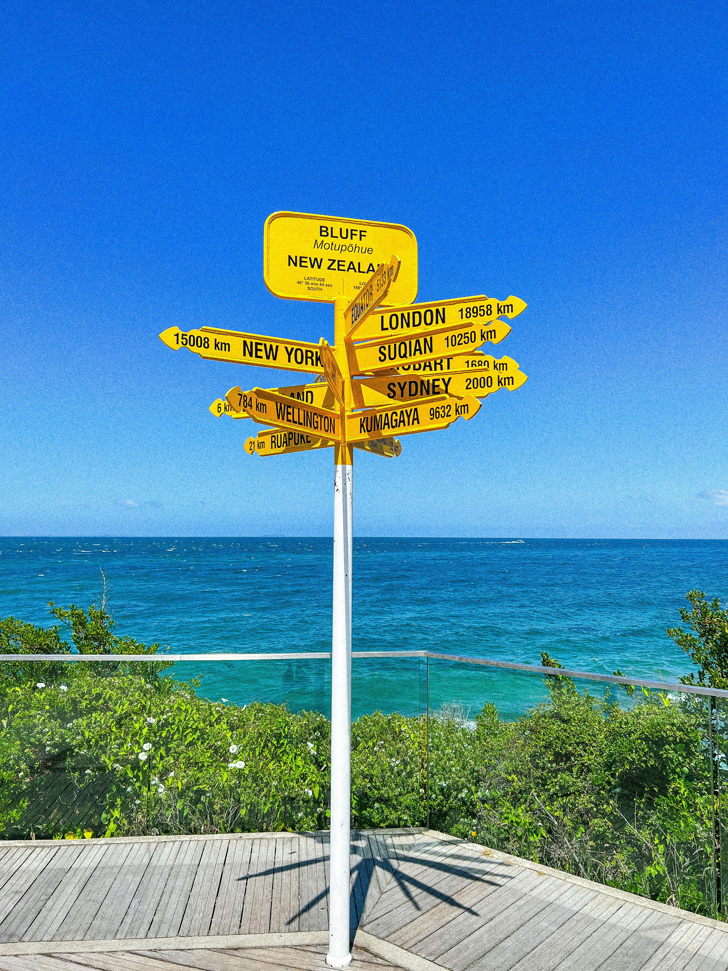 Signpost in Seaside · Free Stock Photo