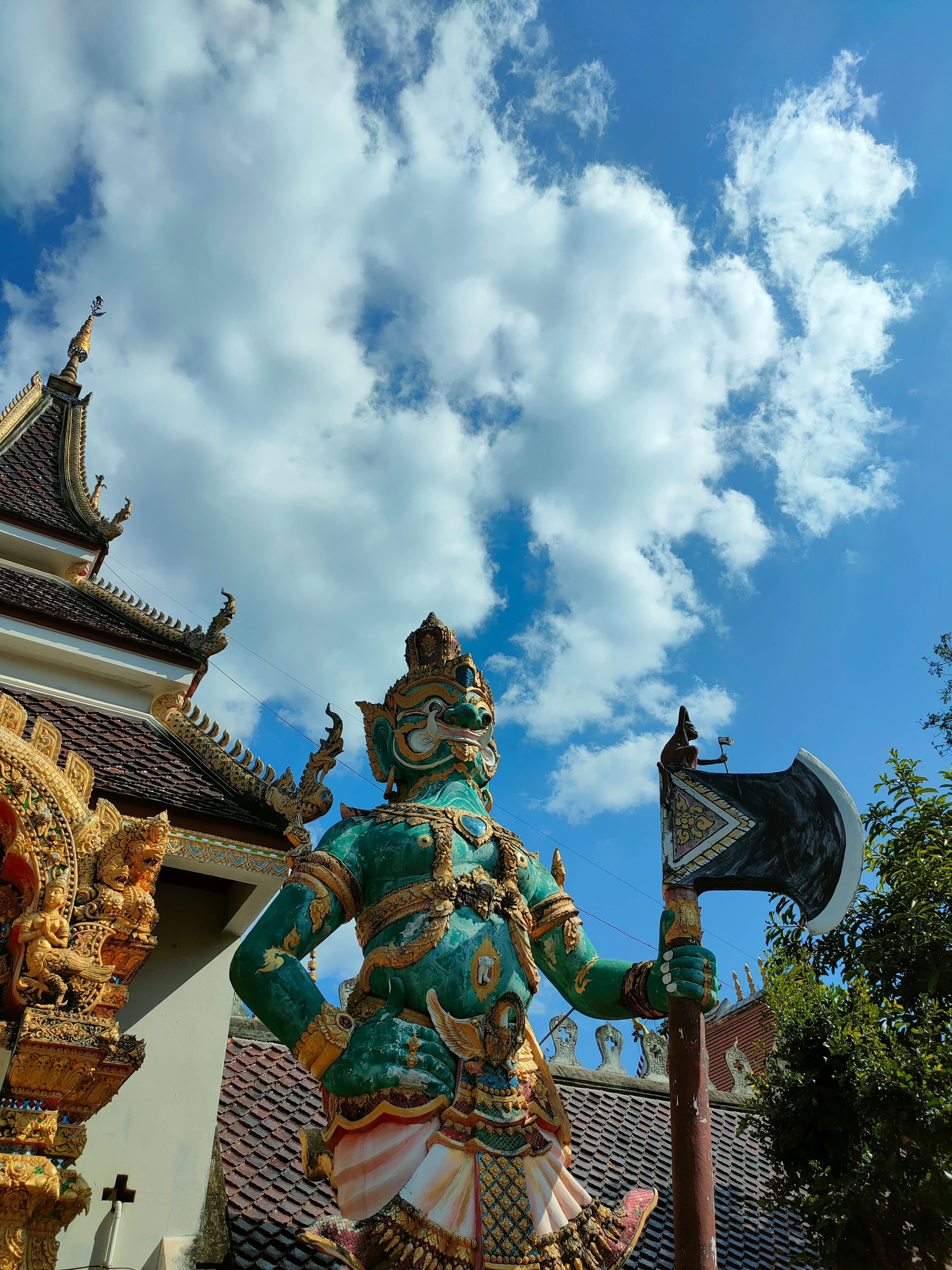 Temple Guardian in Bangkok · Free Stock Photo