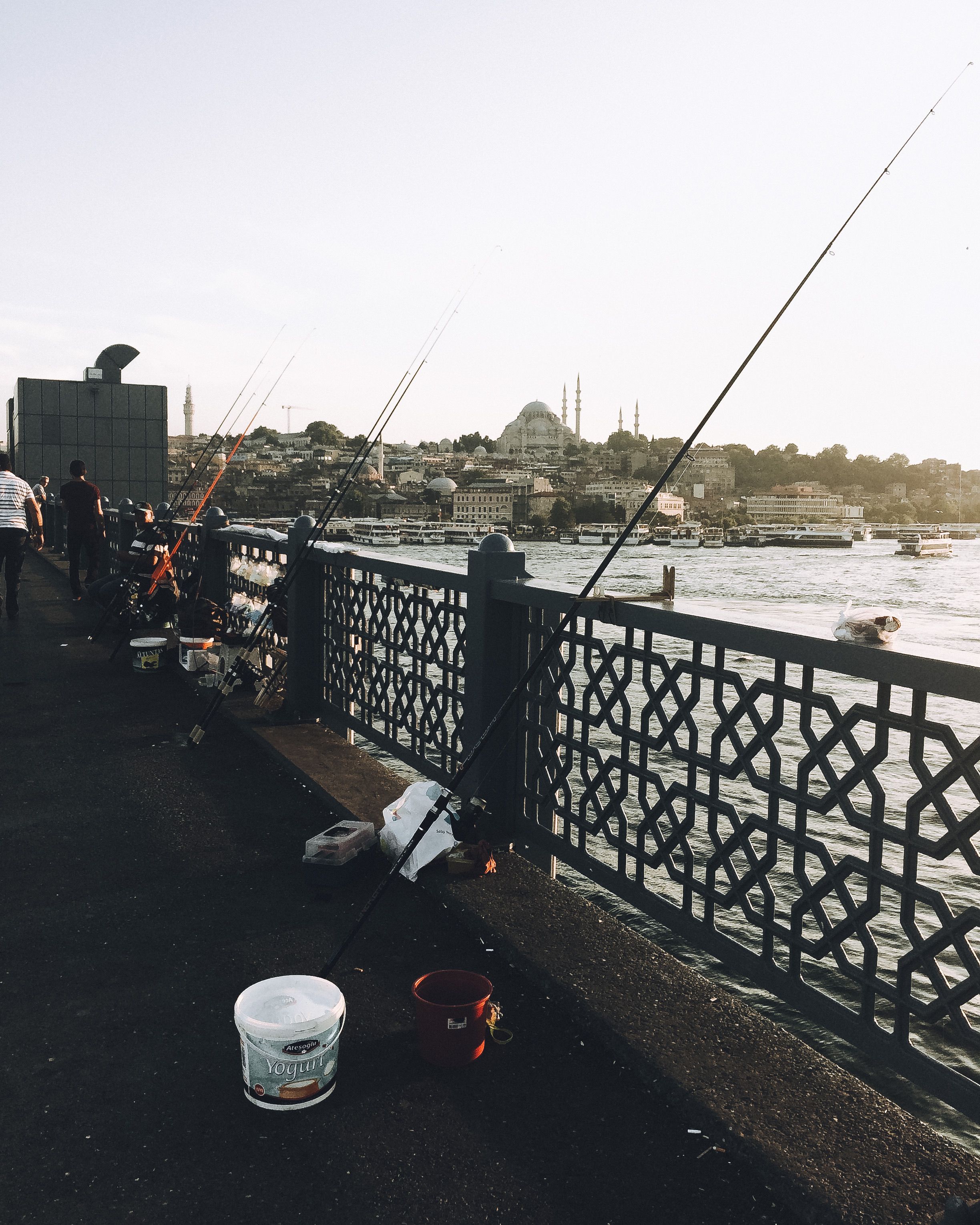 Fishing on the bosphorus · Free Stock Photo