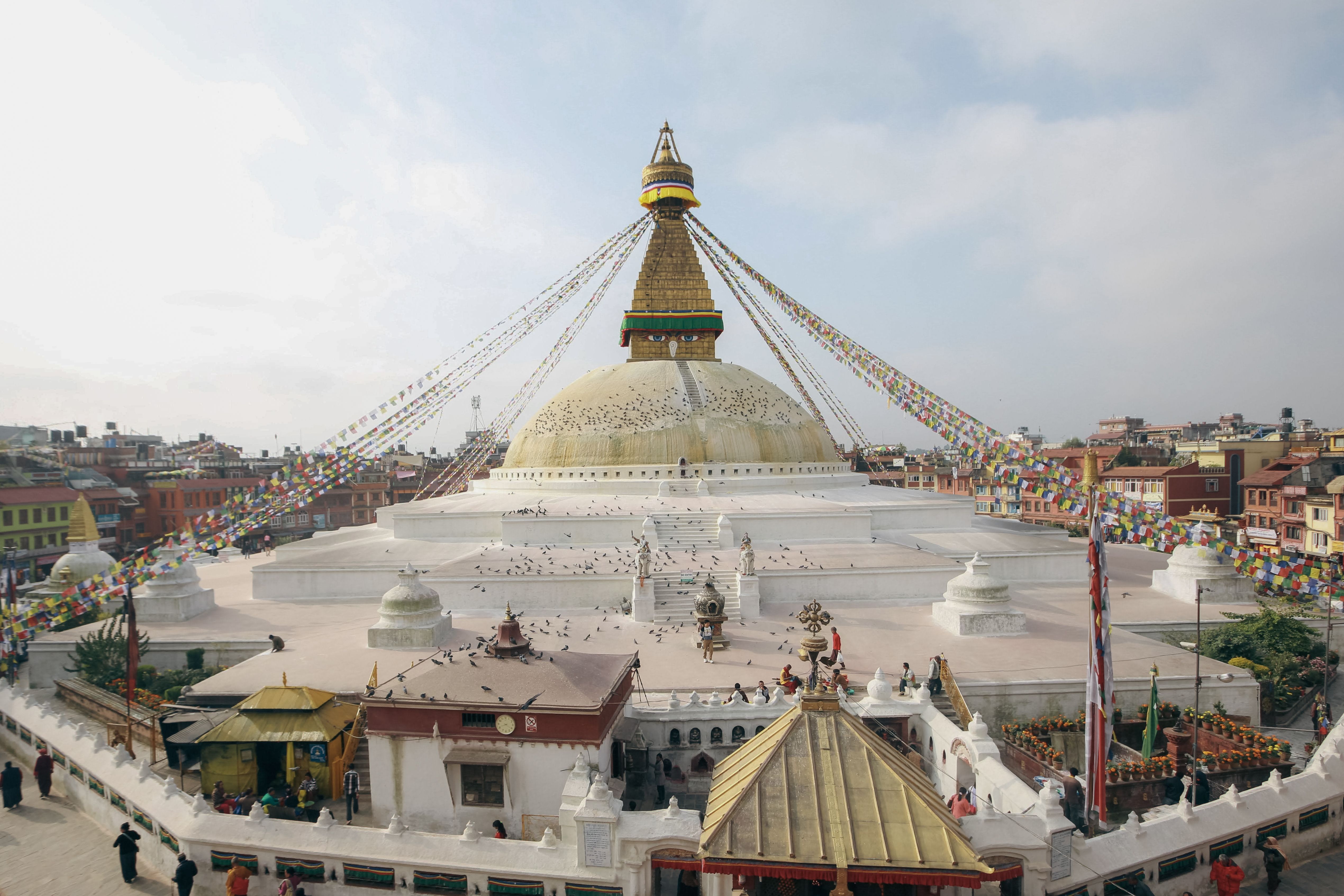 Boudhanath Stupa in Kathmandu, Nepal · Free Stock Photo
