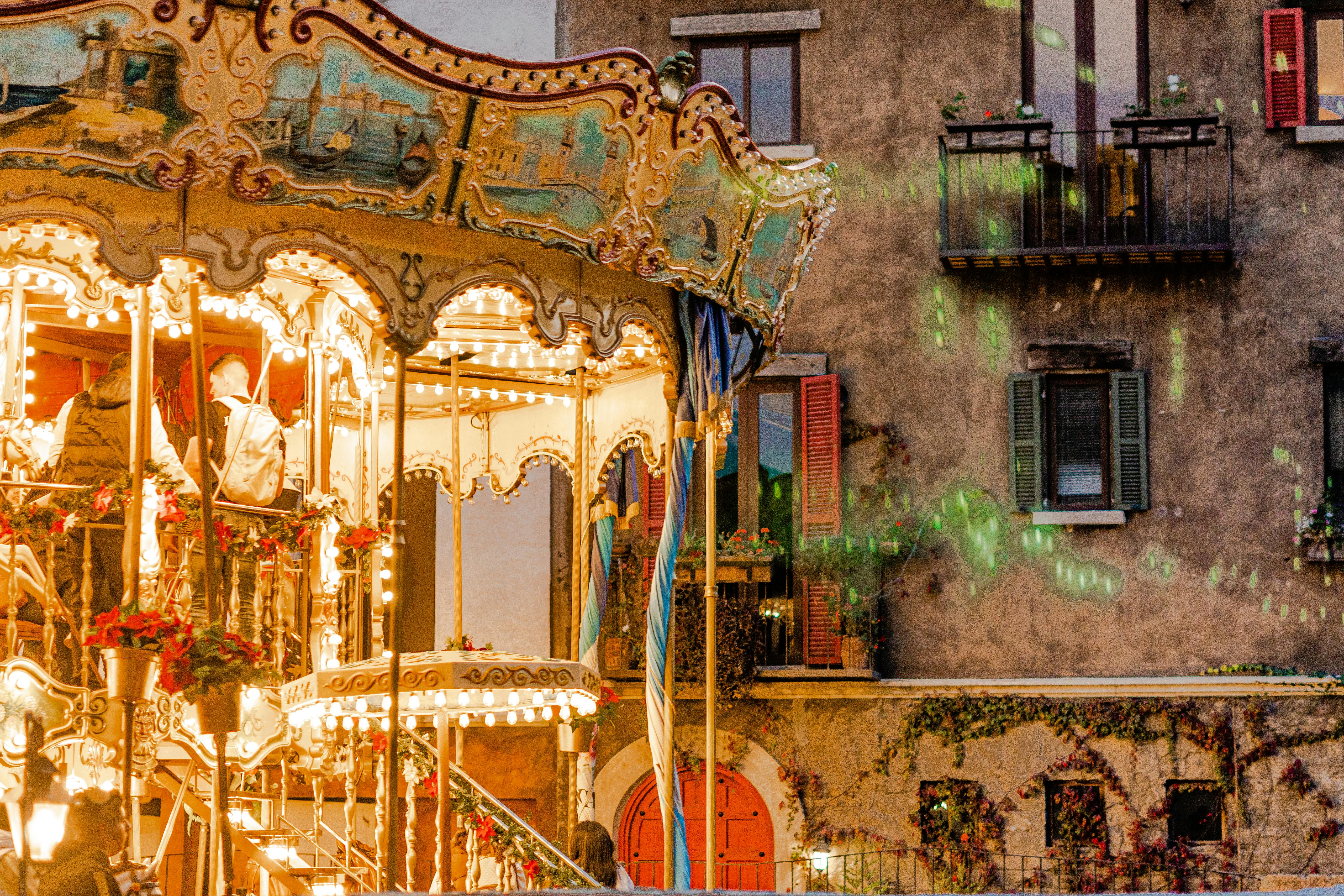 Close-up of a Carousel · Free Stock Photo
