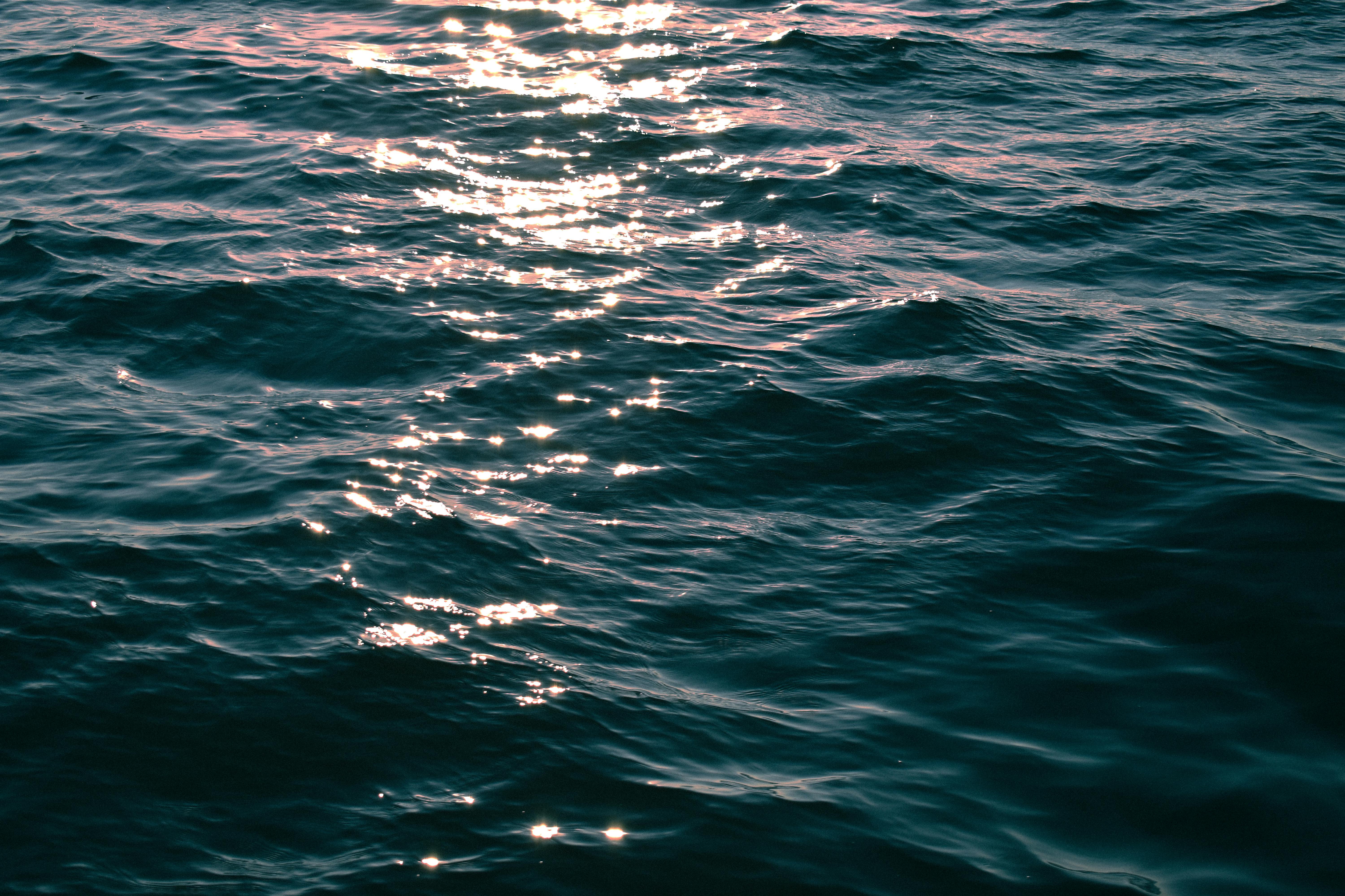 Deep Blue Ocean Water · Free Stock Photo