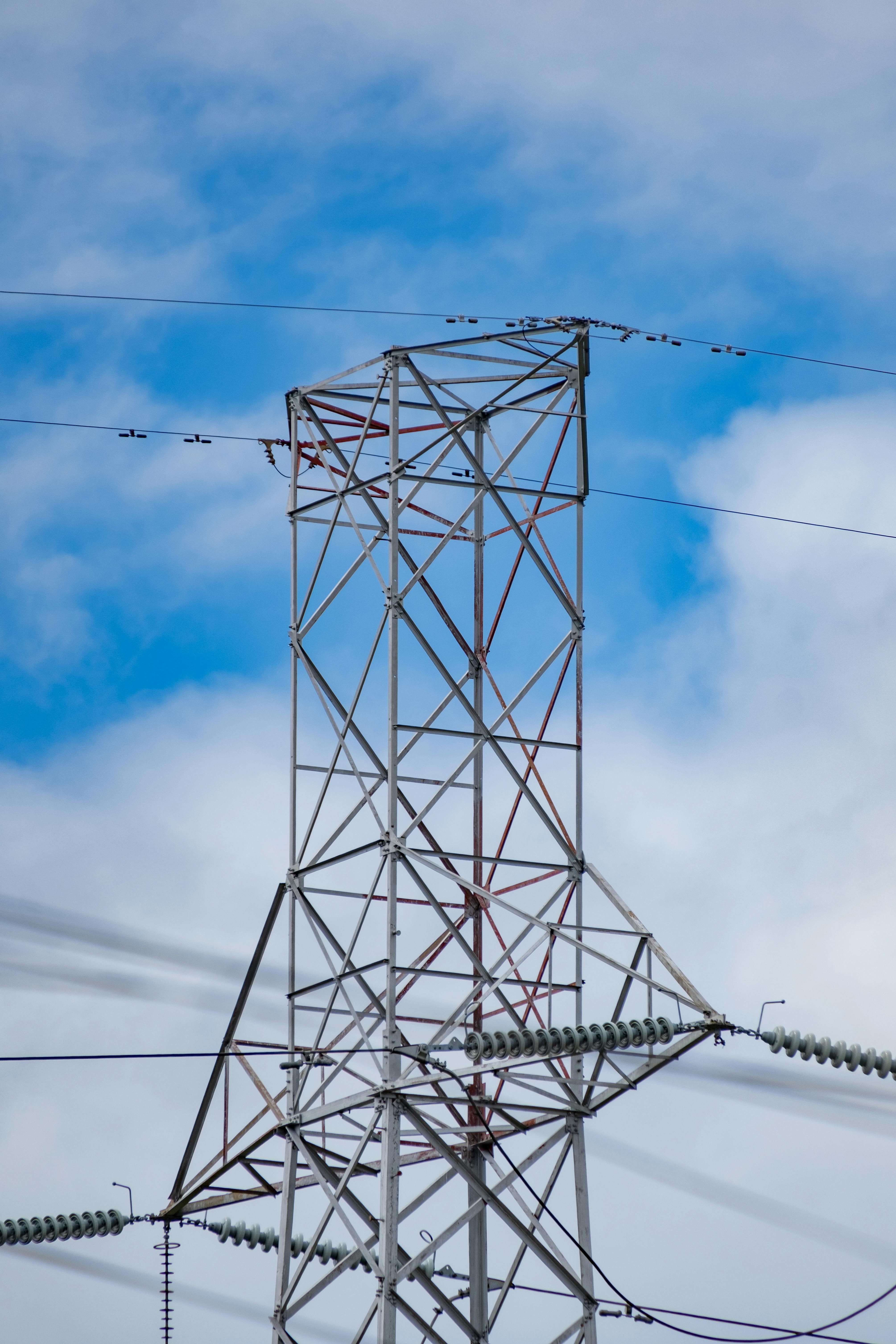 Steel Power Pylon · Free Stock Photo