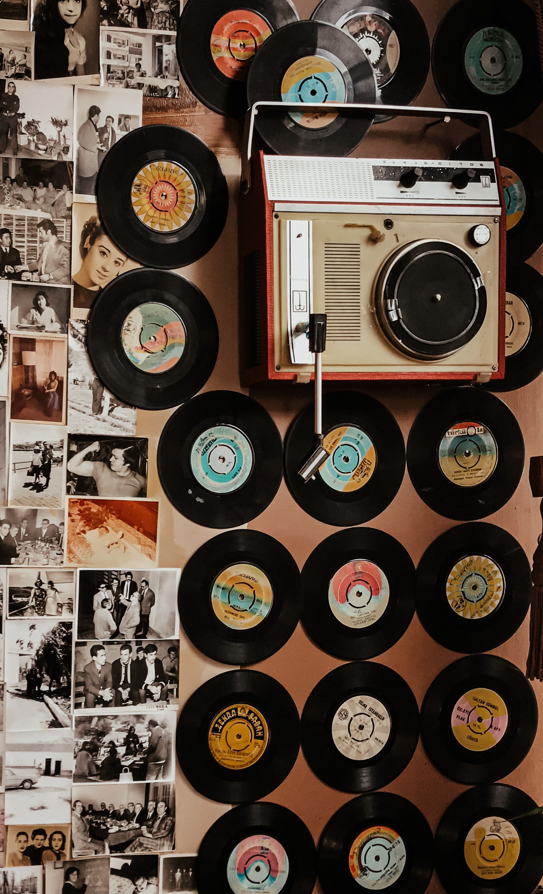 Vinyl Disk and Vintage Camera · Free Stock Photo