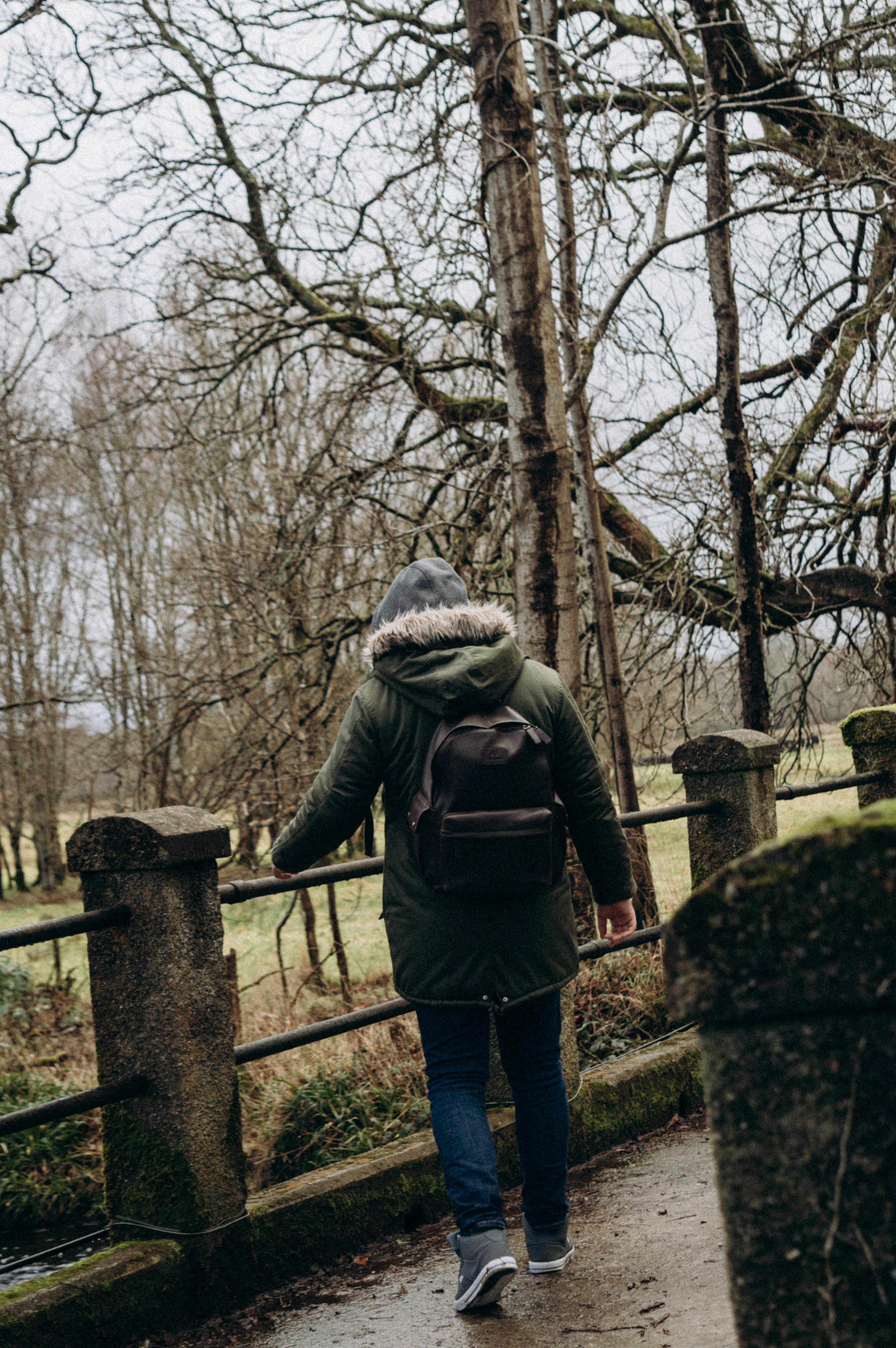 Person Standing in Pathway · Free Stock Photo