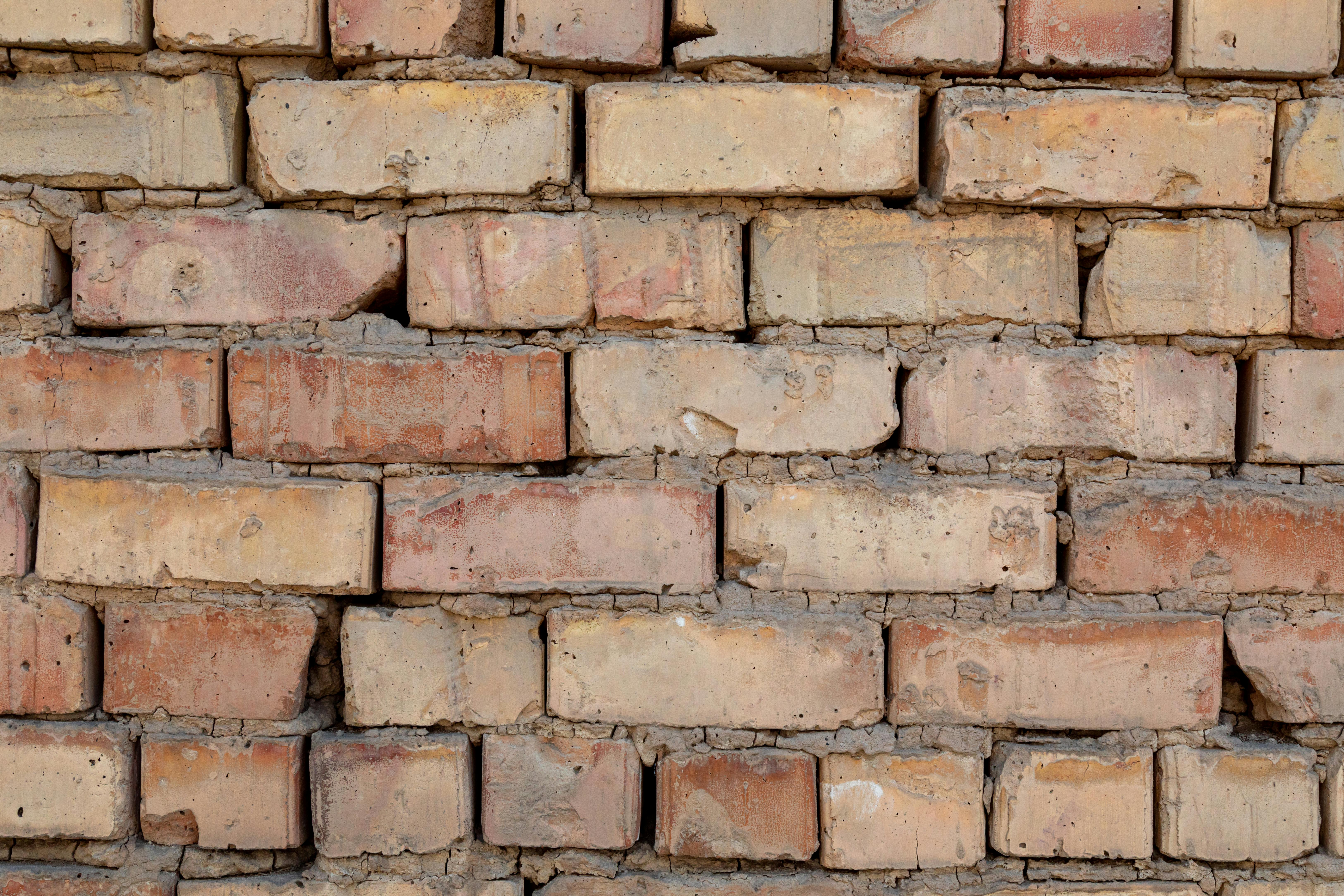 Rough Brick Wall · Free Stock Photo