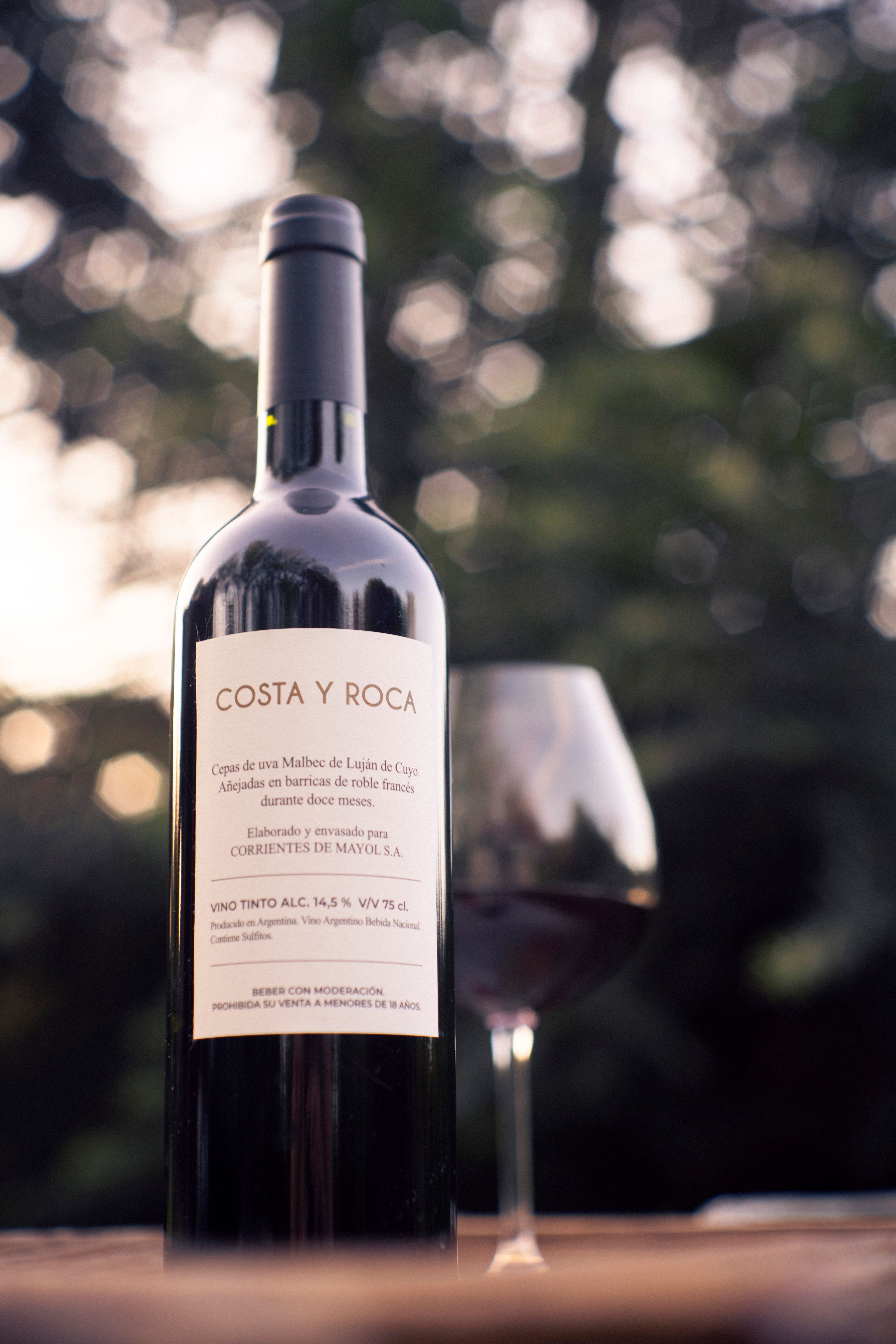 A Close-Up Shot of a Bottle of Wine · Free Stock Photo