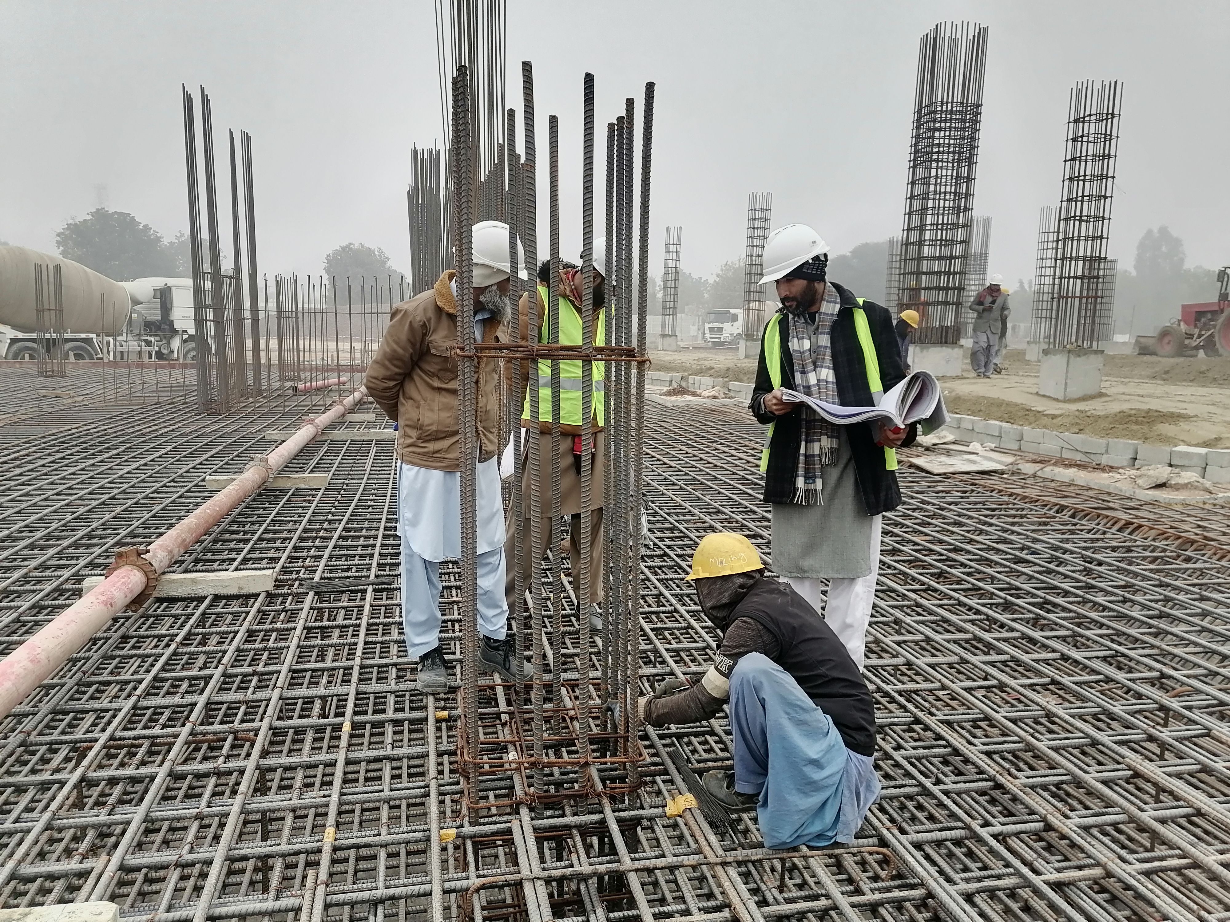 Construction Worker on Site · Free Stock Photo