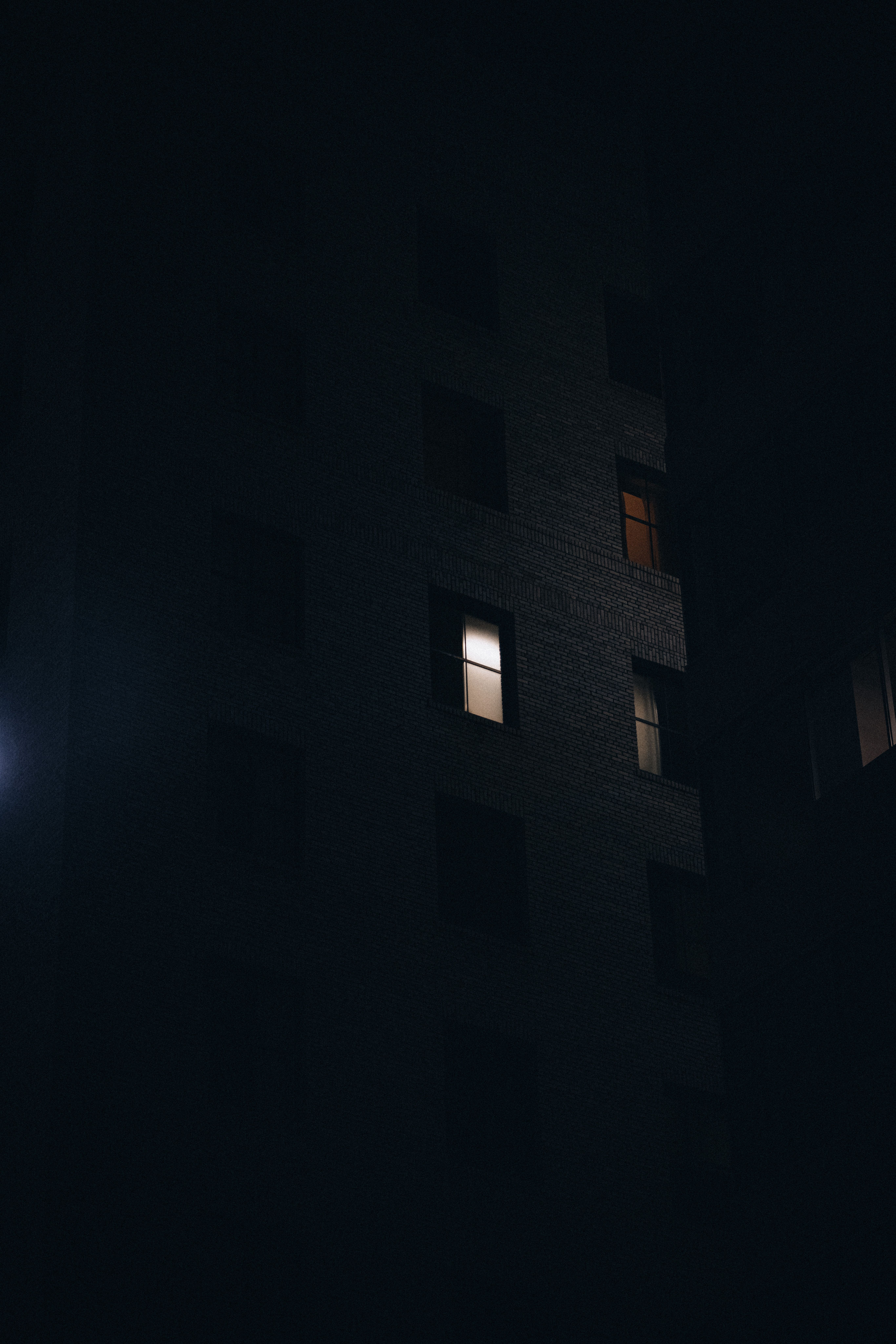 A Building at Night · Free Stock Photo
