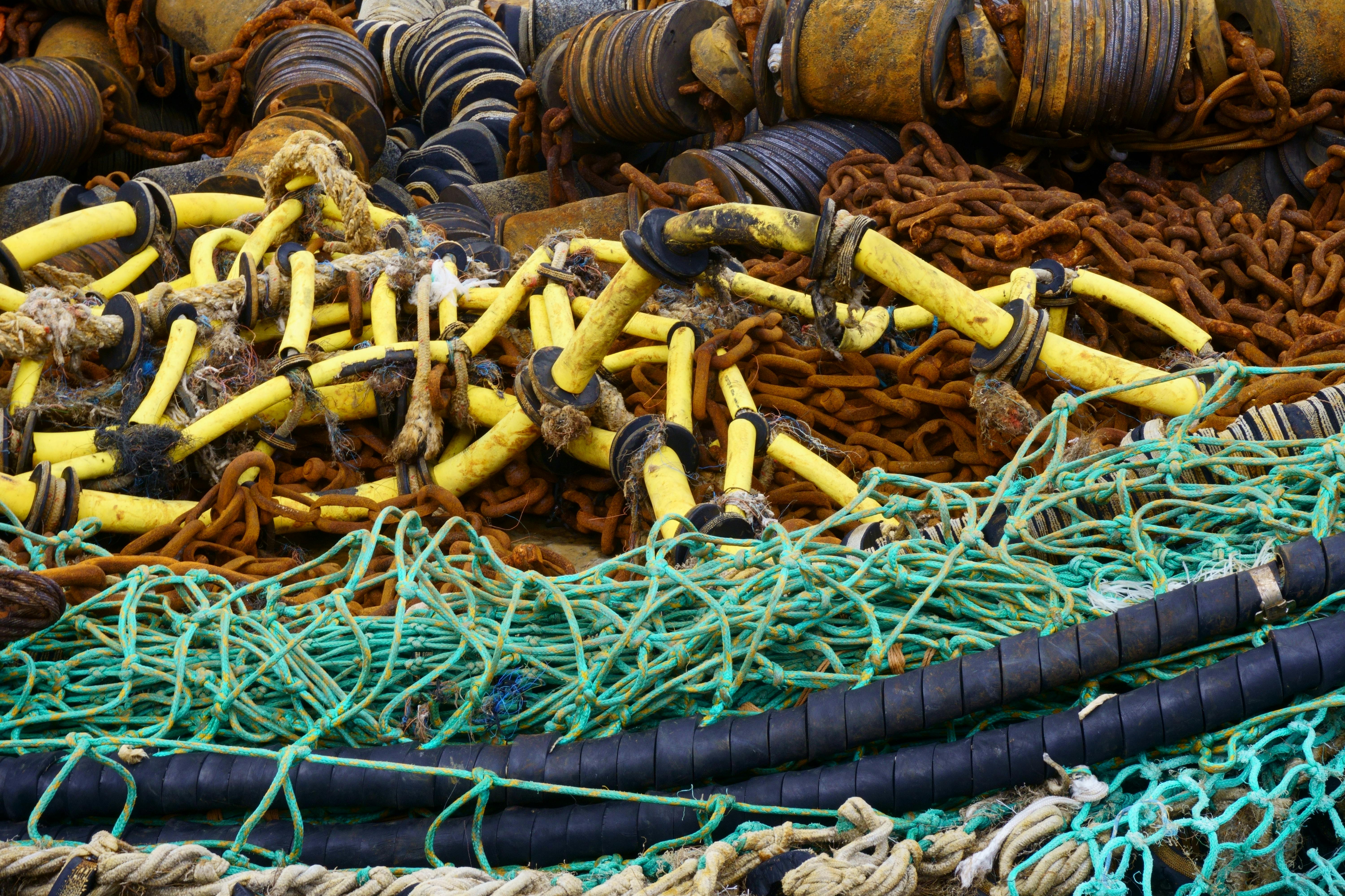 Tangled Fishing Nets · Free Stock Photo