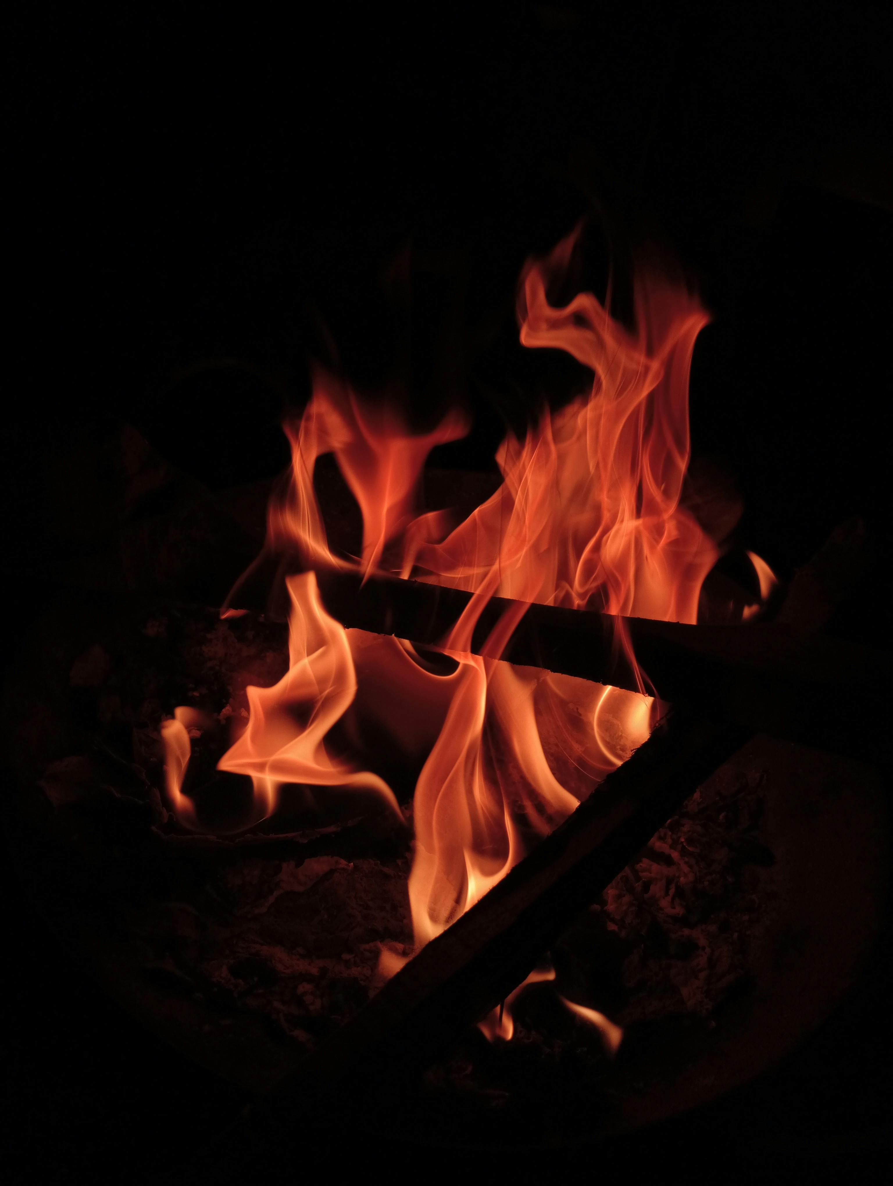 Bonfire During Evening · Free Stock Photo