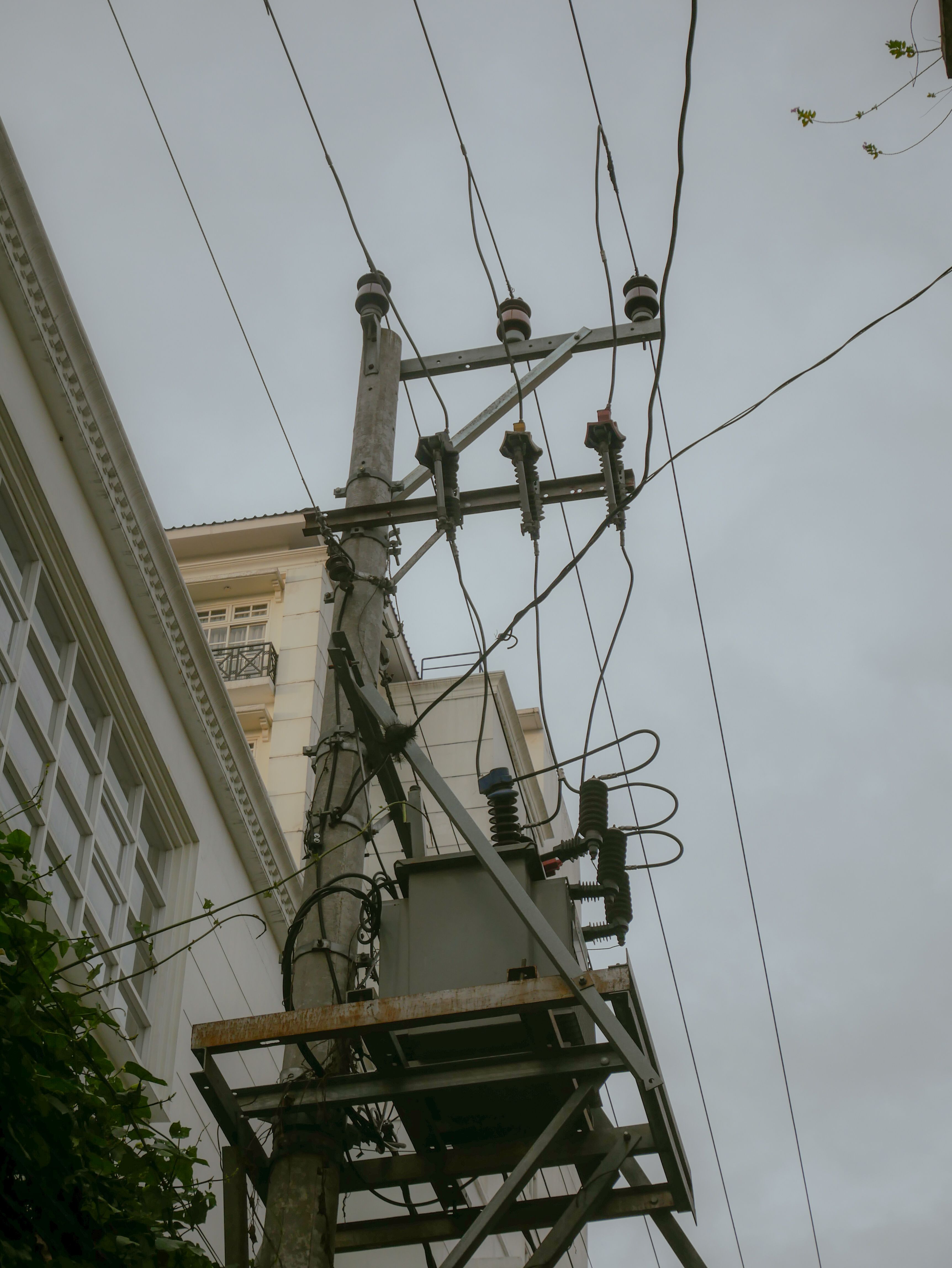 Electricity Pylon with Abundance of Cables · Free Stock Photo